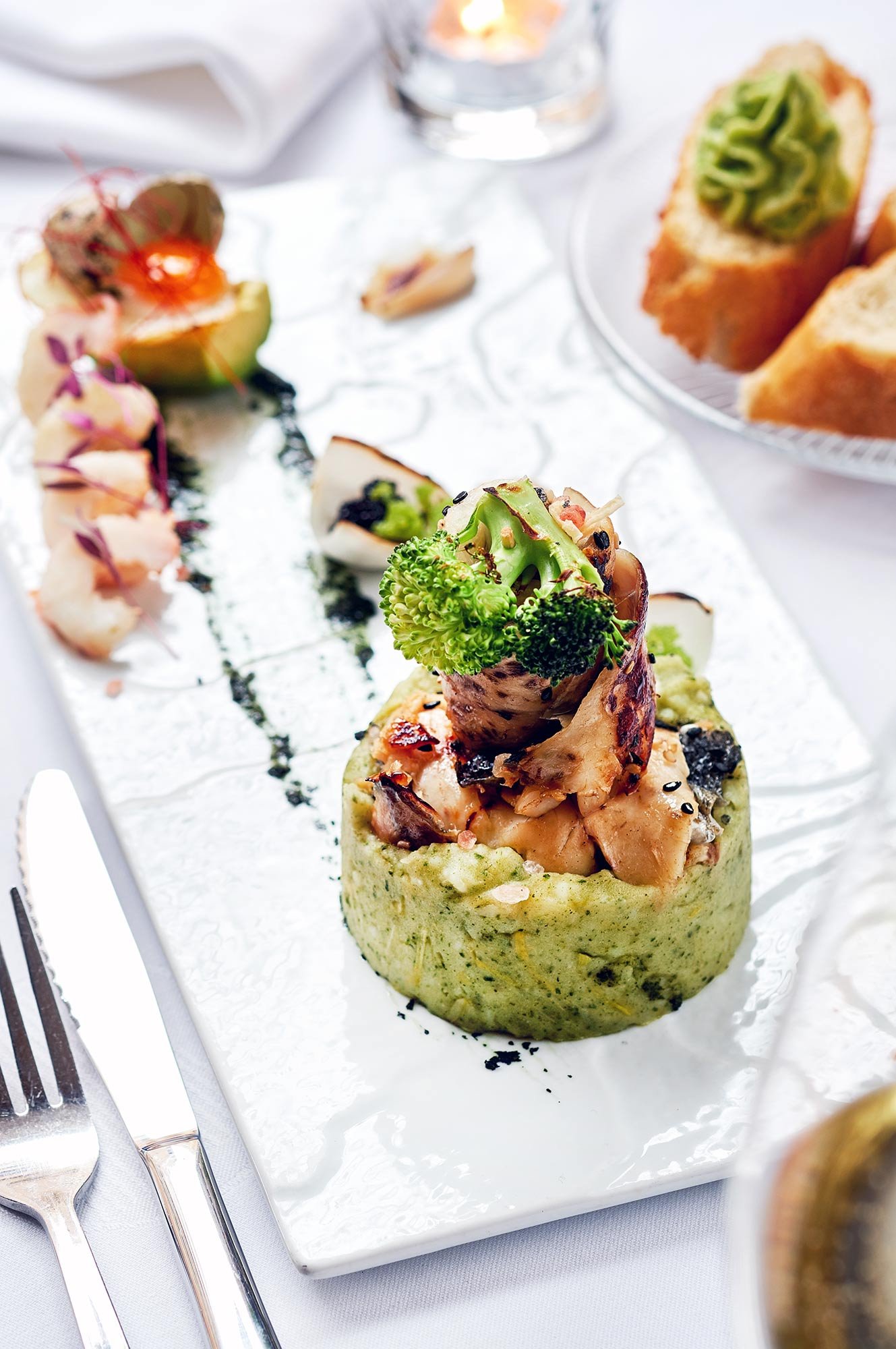 Fish dish with mashed potatoes, Mediterranean food, SPAIN - Payhip