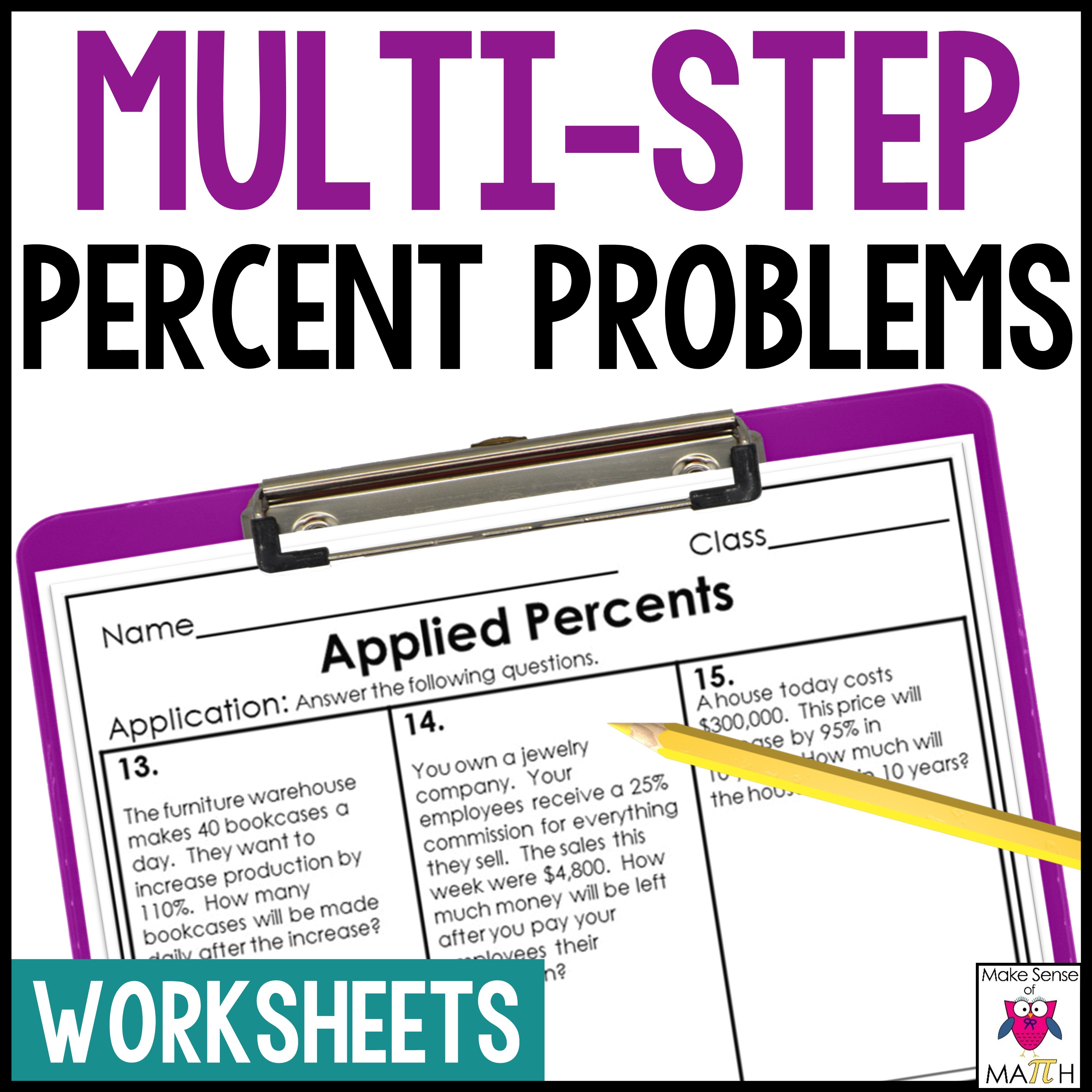 Percent Bar Models Anchor Charts Posters | Percent Part Whole