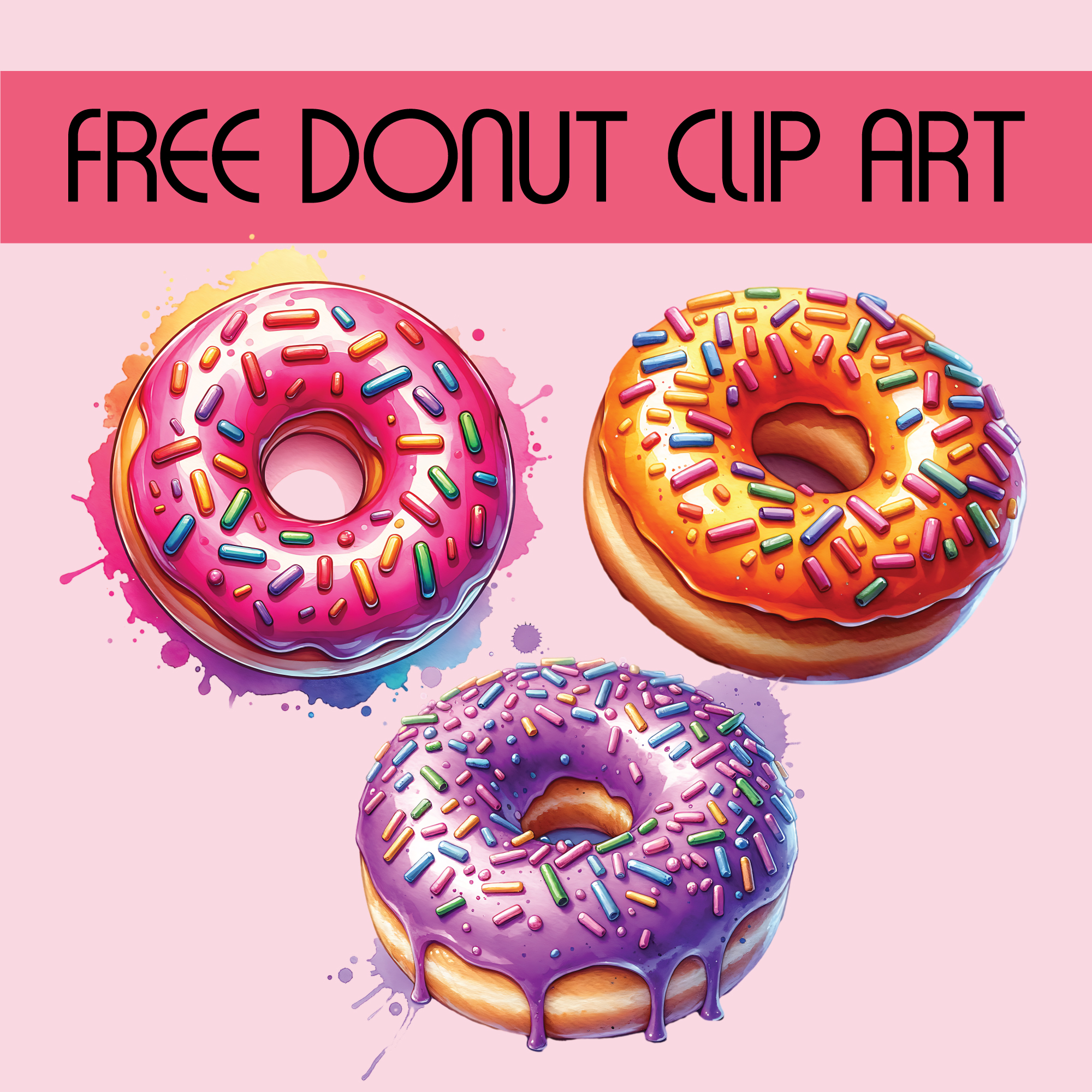 Free Donut Clipart