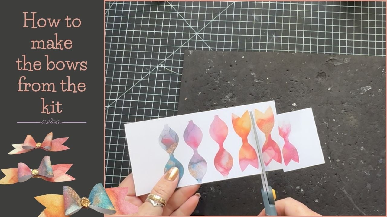 How i make the little paper bows
