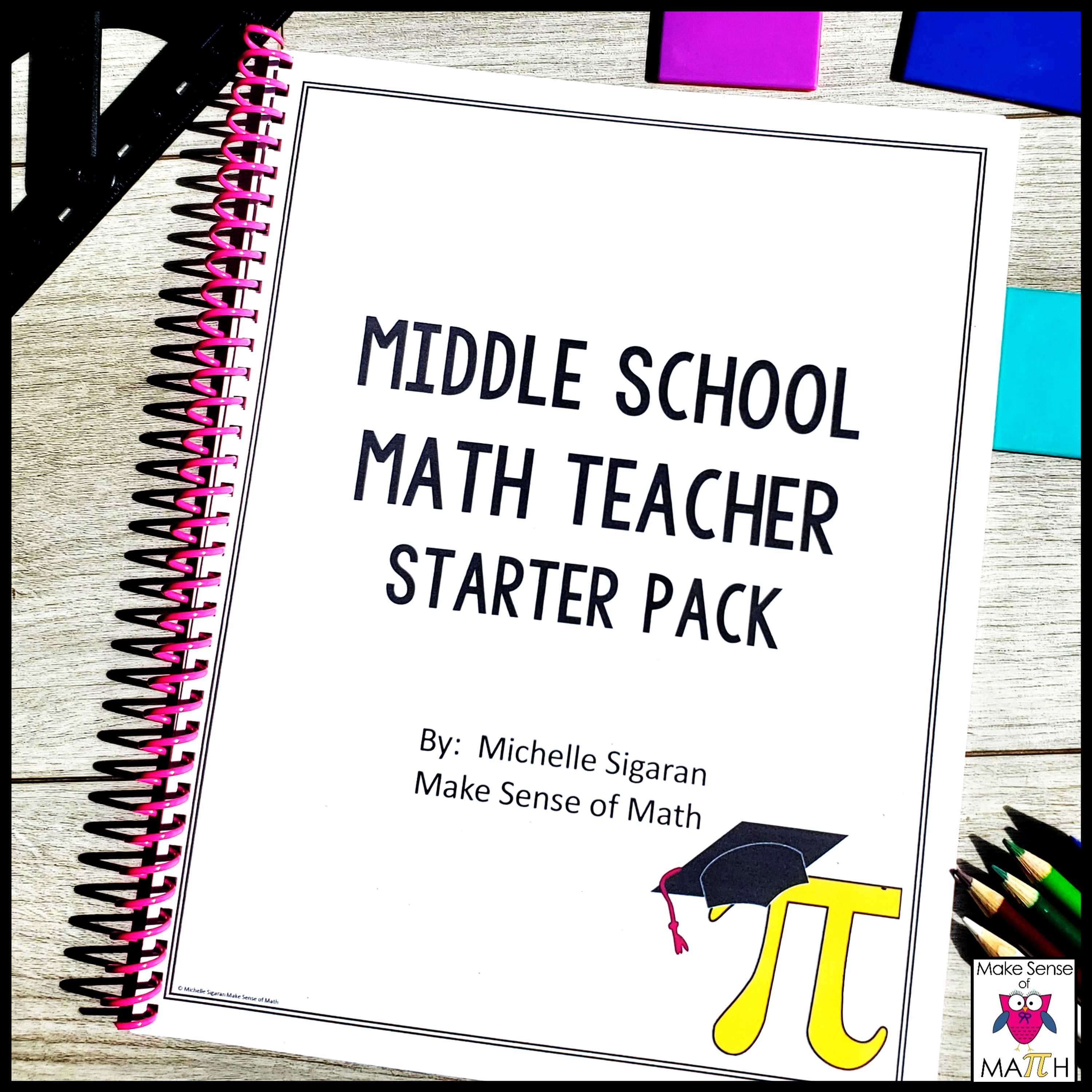 Middle School Math Teacher Starter Pack