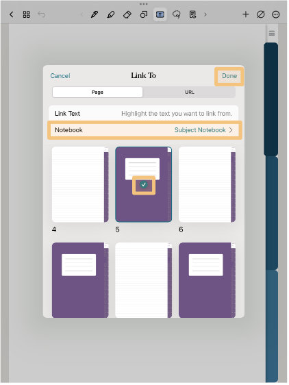 How to Add Hyperlinks to a Digital Planner in Noteshelf 3