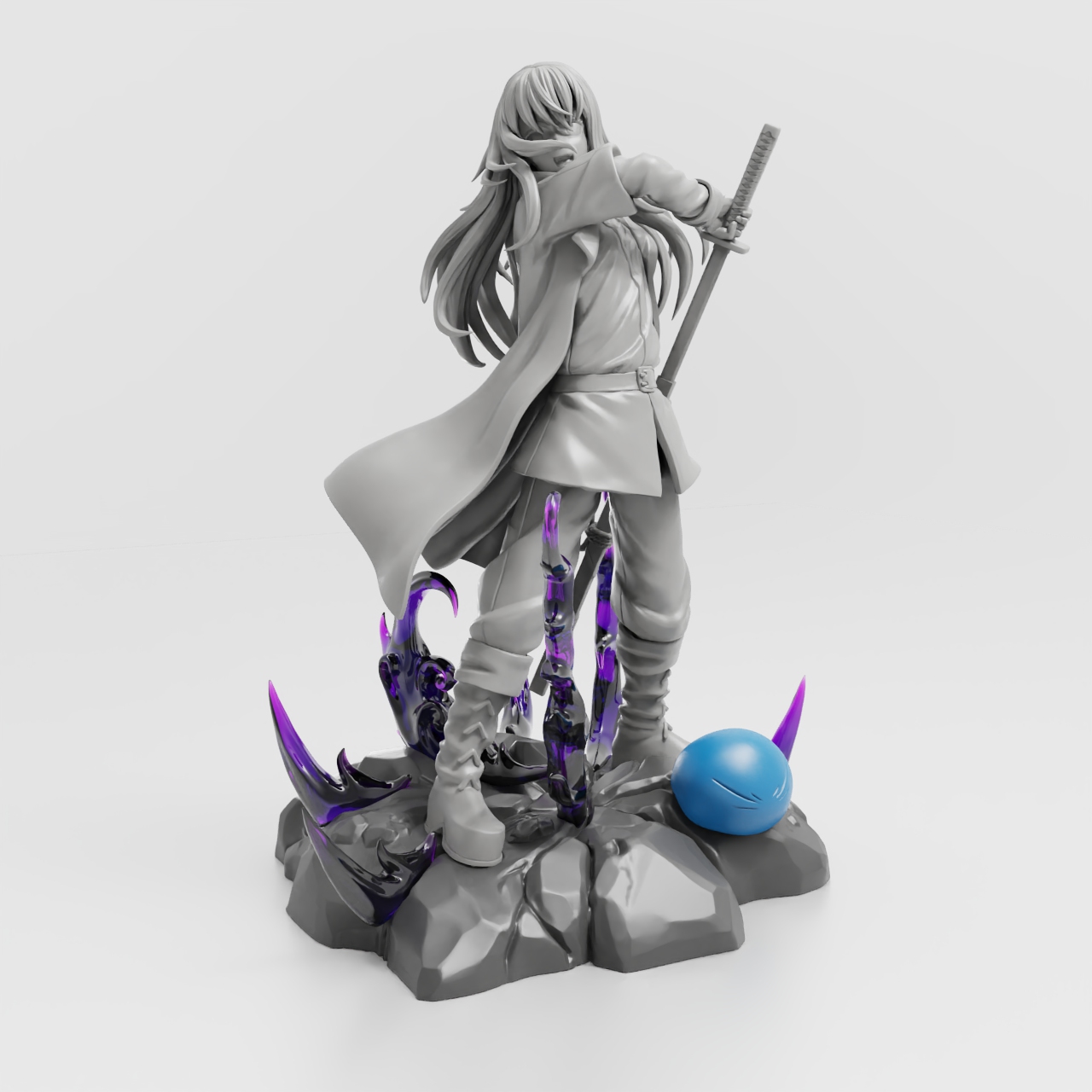 Rimuru Tempest - Tensei Shitara Slime Datta Ken, STL 3D model design ...