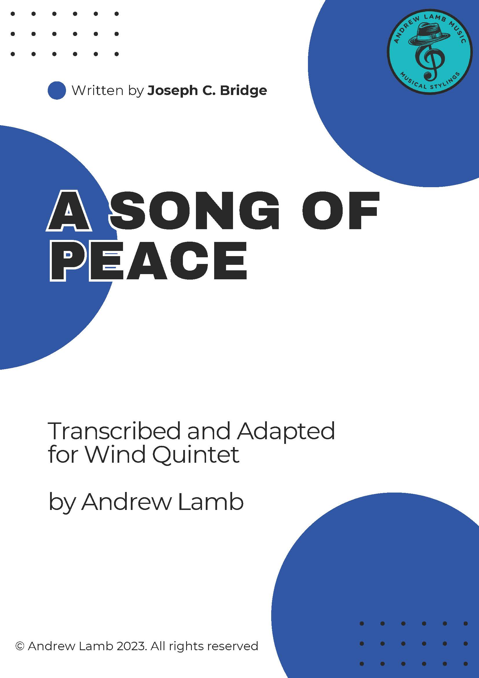 Joseph C. Bridge | Song of Peace | for Wind Quintet - Payhip