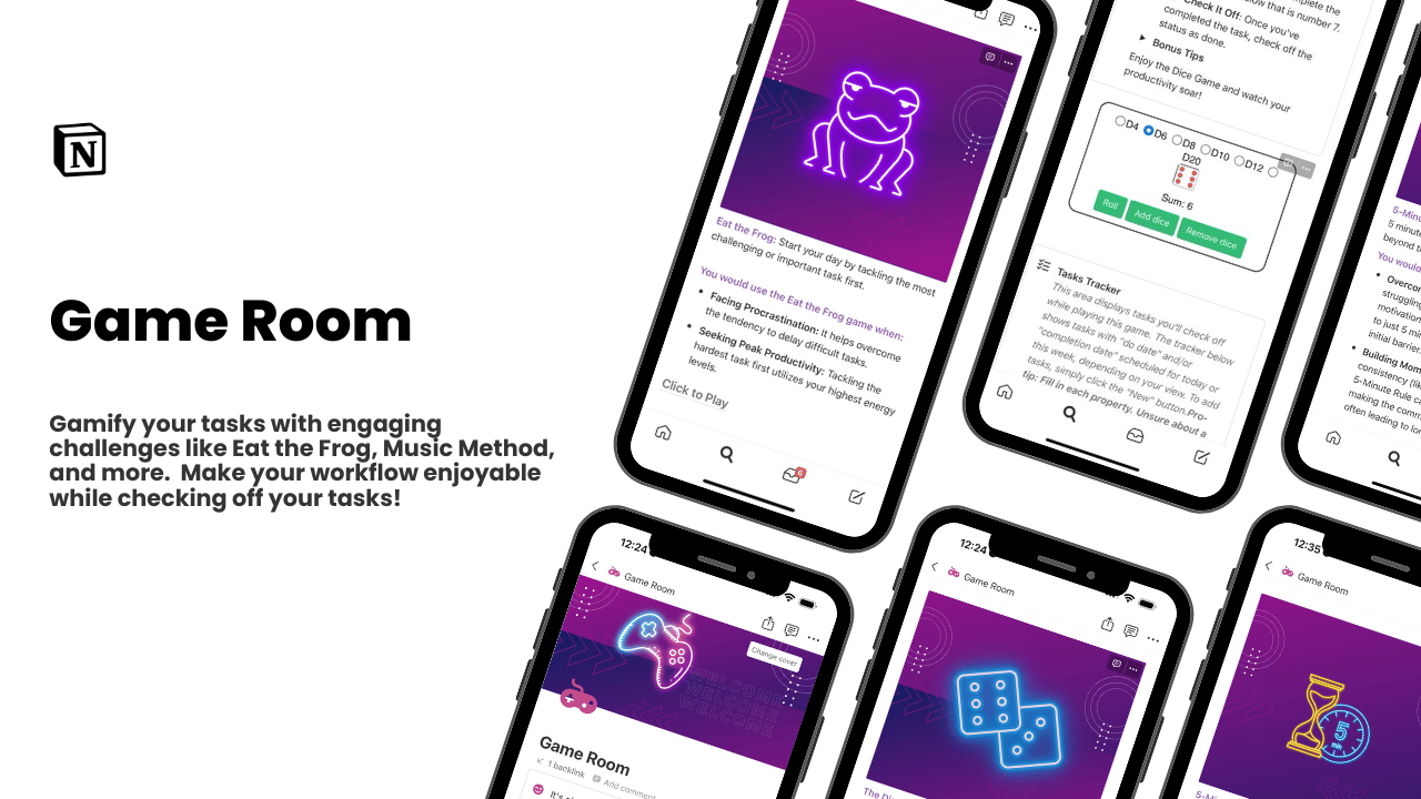 Tasks Game Room - Payhip