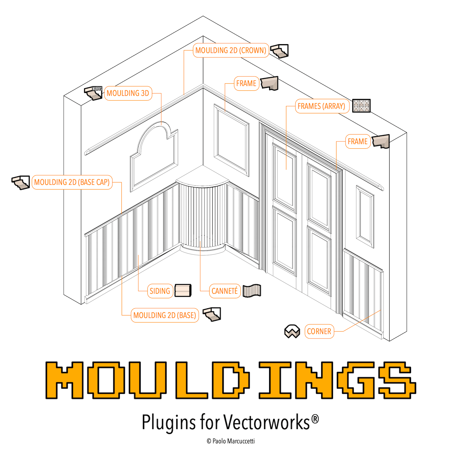 Mouldings plugins for Vectorworks® - Payhip