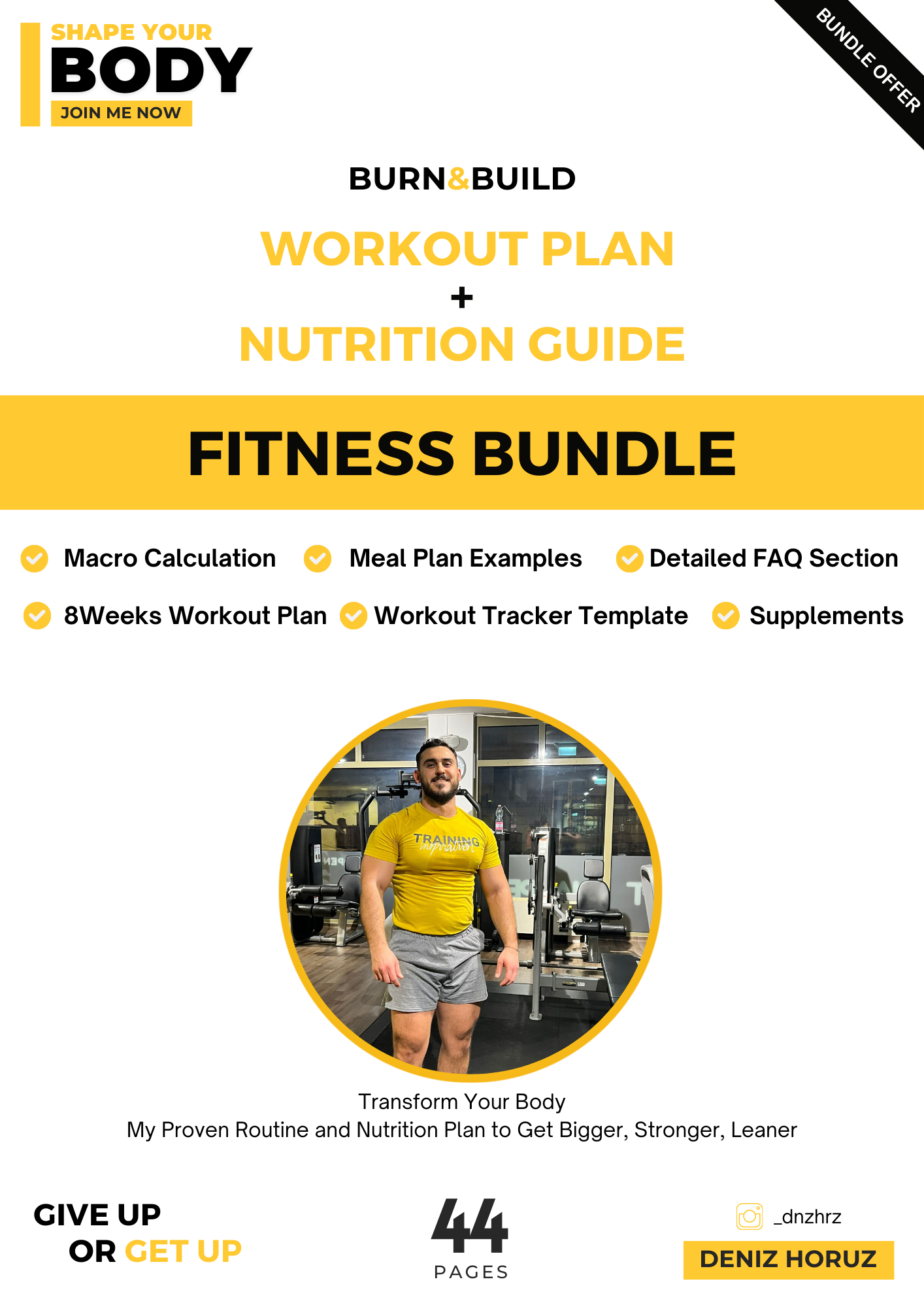 Workout Plan Nutrition Guide Bundle - Payhip