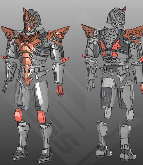 Jugglus Juggler pepakura cosplay foam template patterns