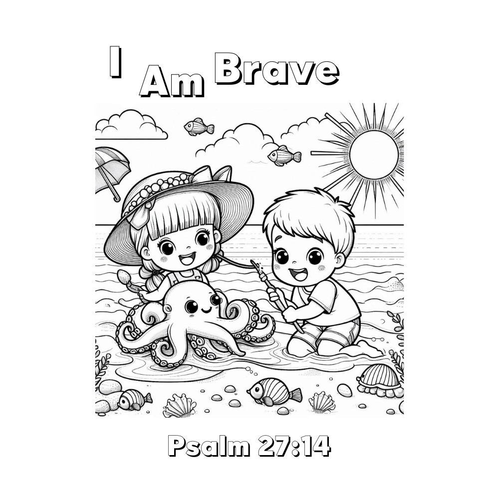 I AM Brave Coloring Page - Payhip
