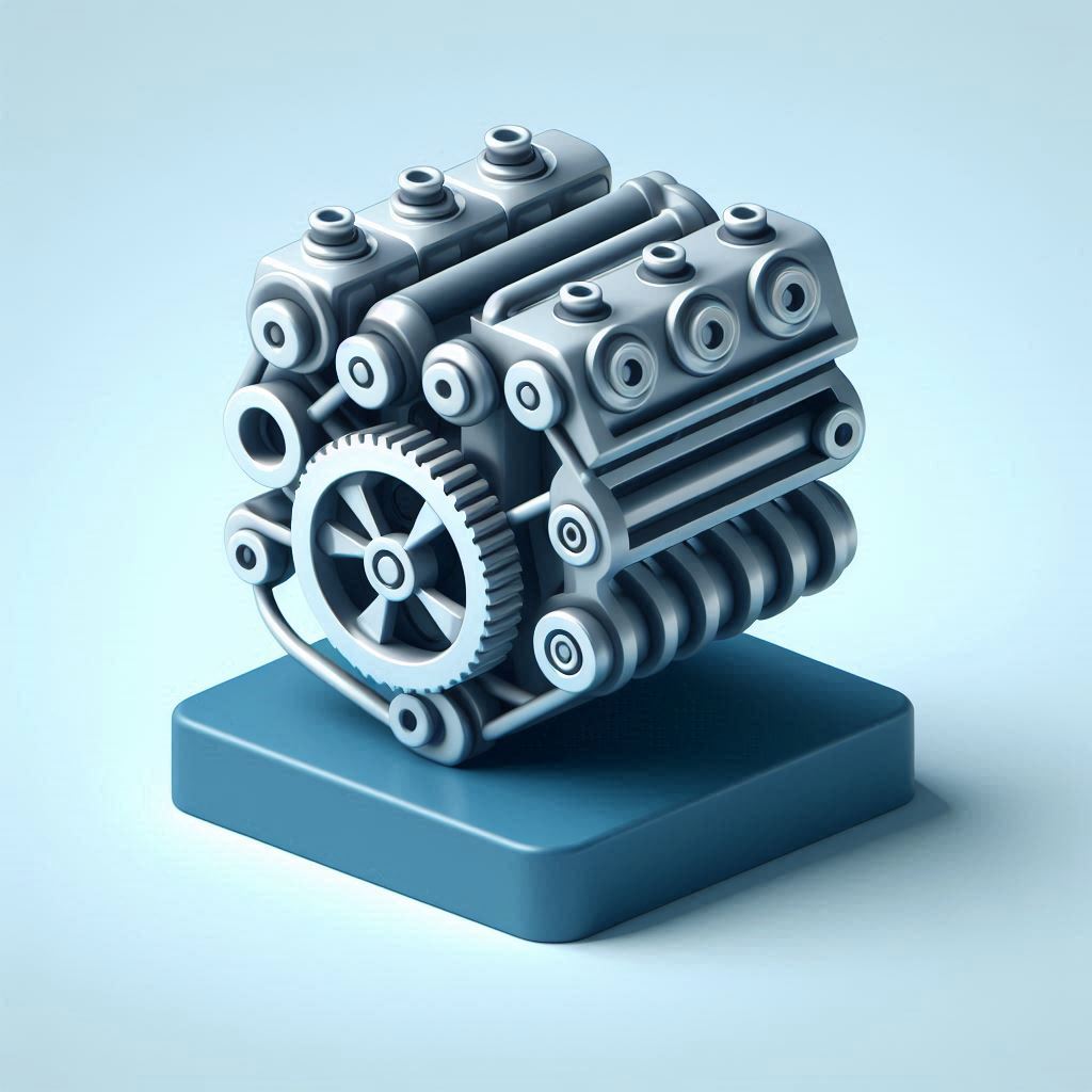 3D Mechanical Profession Icons - Clean, Professional, & Rounded Design ...