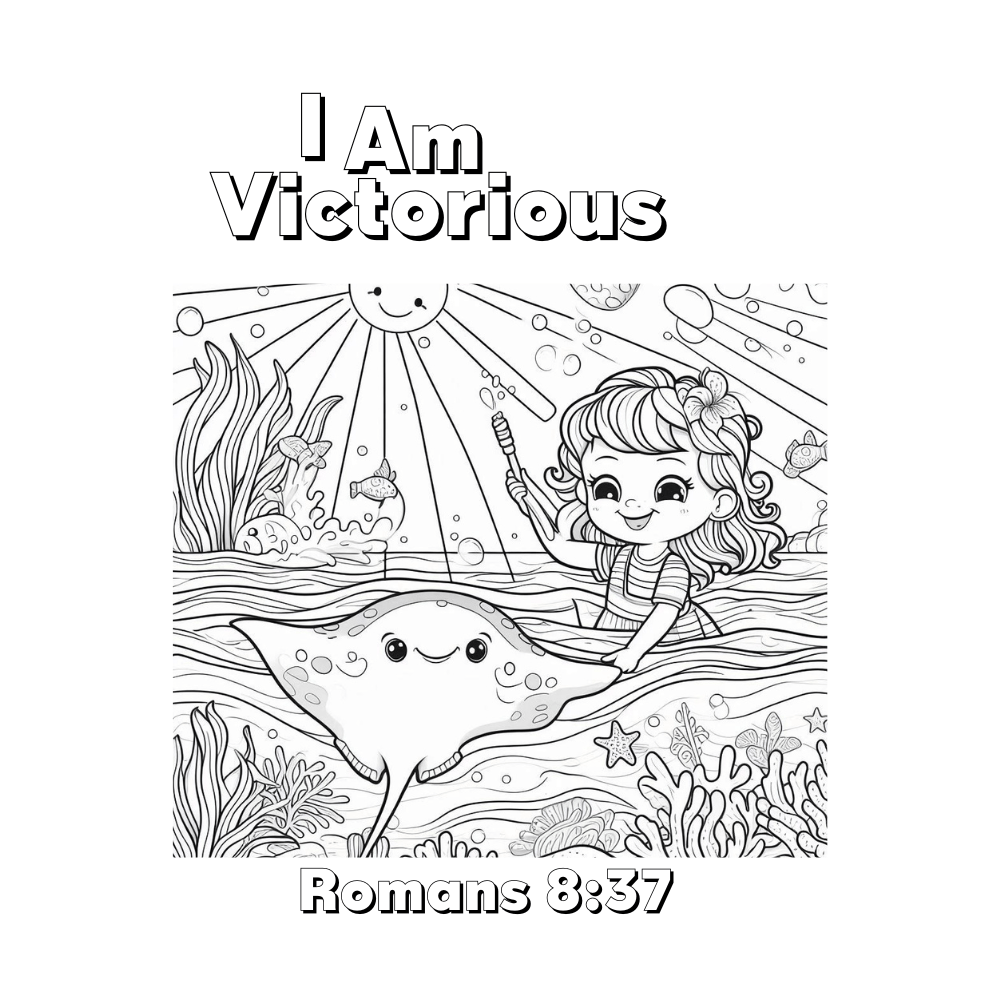 I AM Victorious Coloring Page - Payhip