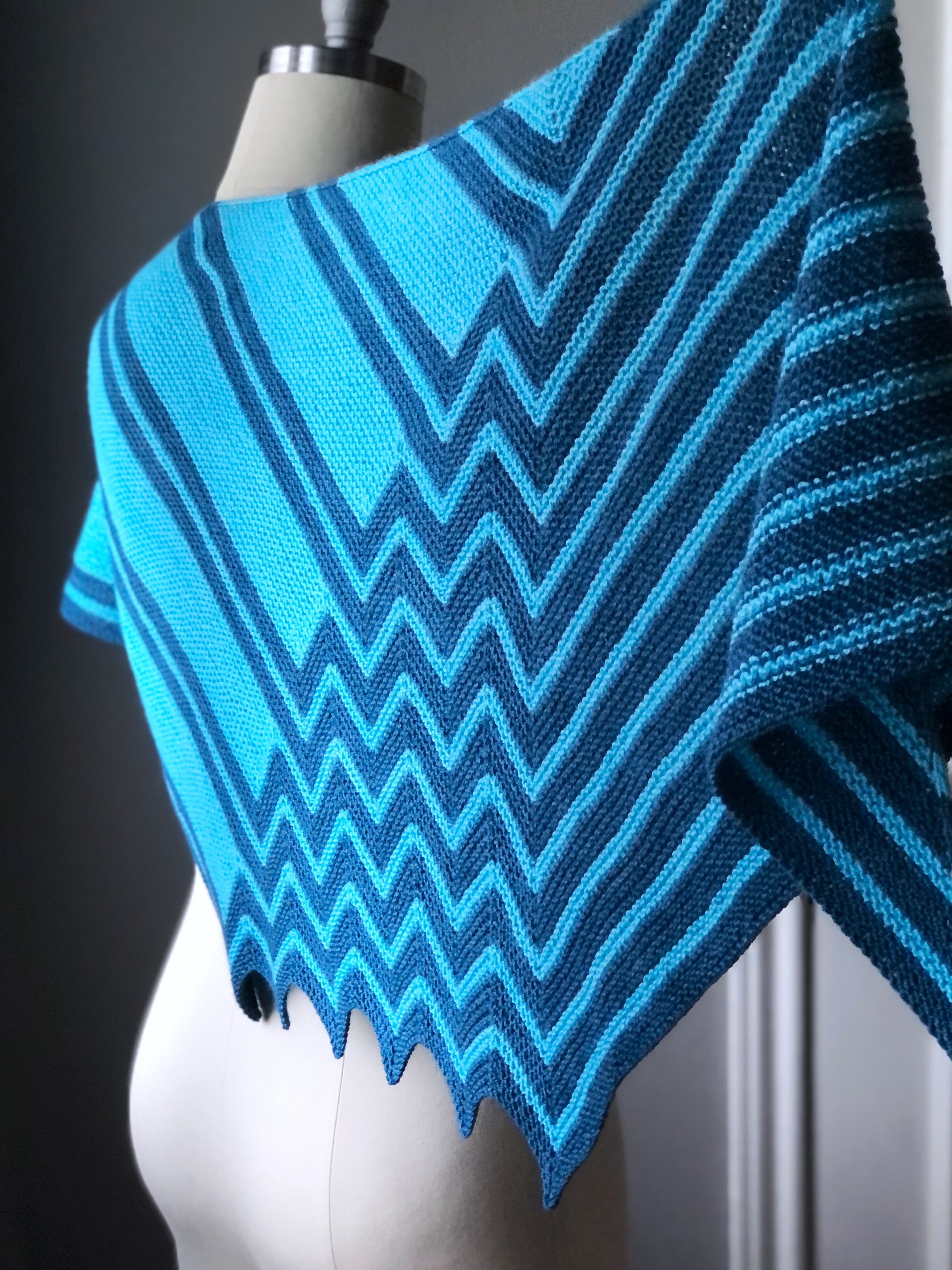 Seismic Shift Shawl (knit) - Payhip