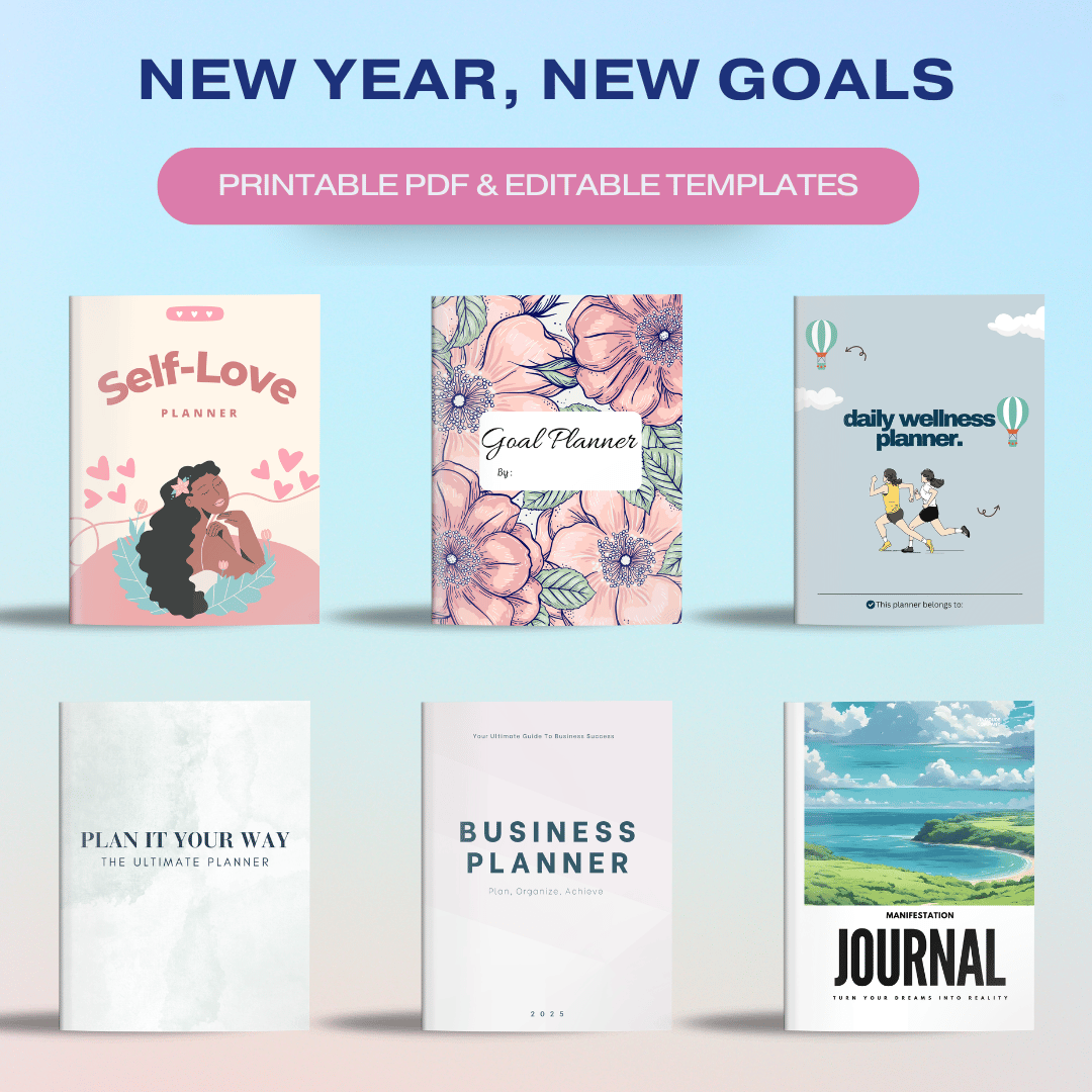 New Year's Goal Setting & Manifestation Planner Bundle - Payhip