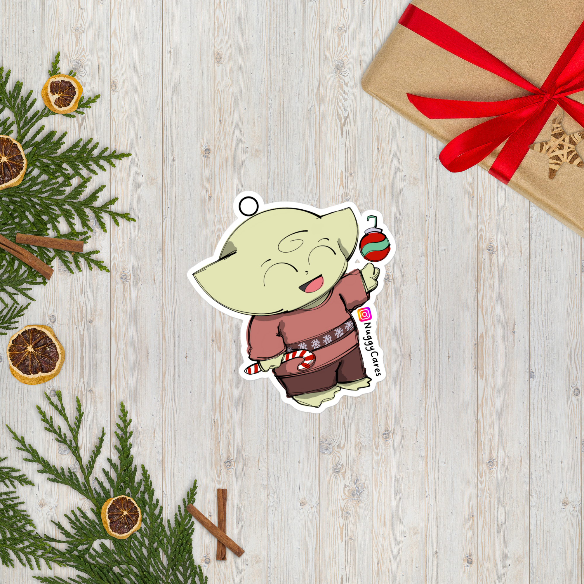 Nuggy Hanging Sticker - Decorating Ornaments Edition - Payhip