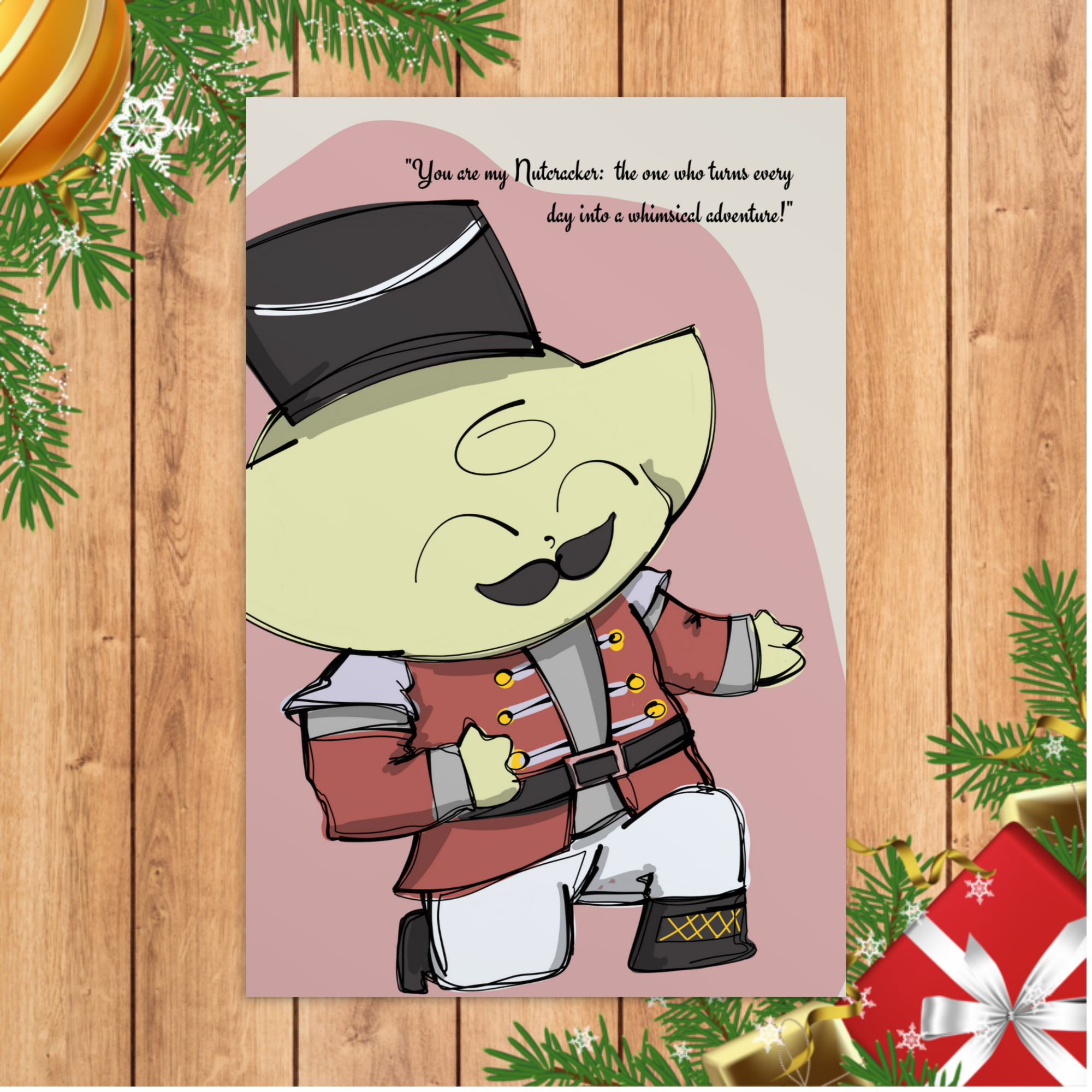 Nuggy Art Postcard - Nutcracker Edition (10x15 cm) - Payhip
