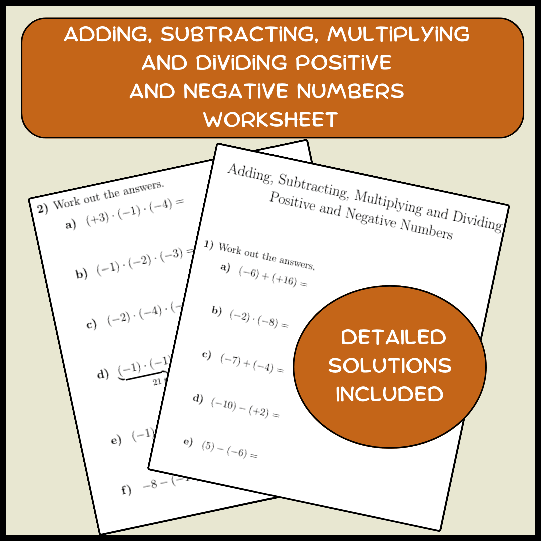 Adding Subtracting Multiplying And Dividing Integers Worksheet Adding,