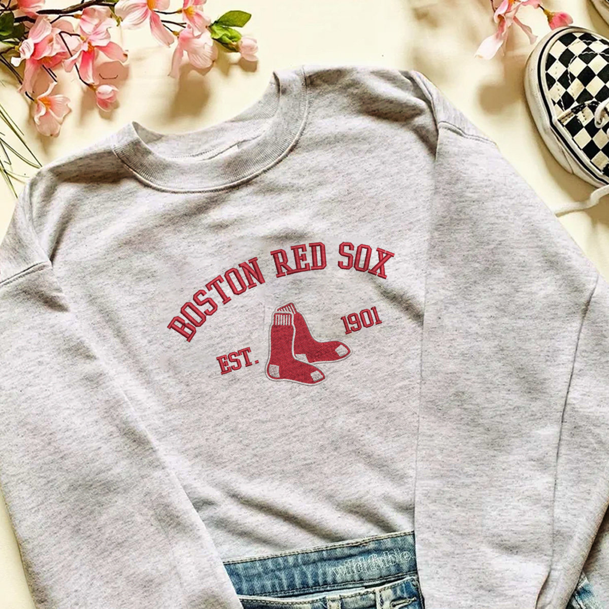 Boston Red Sox Est 1901 Embroidery Designs, MLB Red Sox Embroidery ...