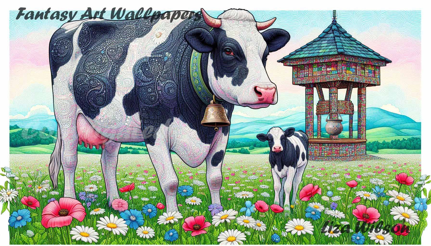 Fantasy Art Wallpapers - Cows - Payhip