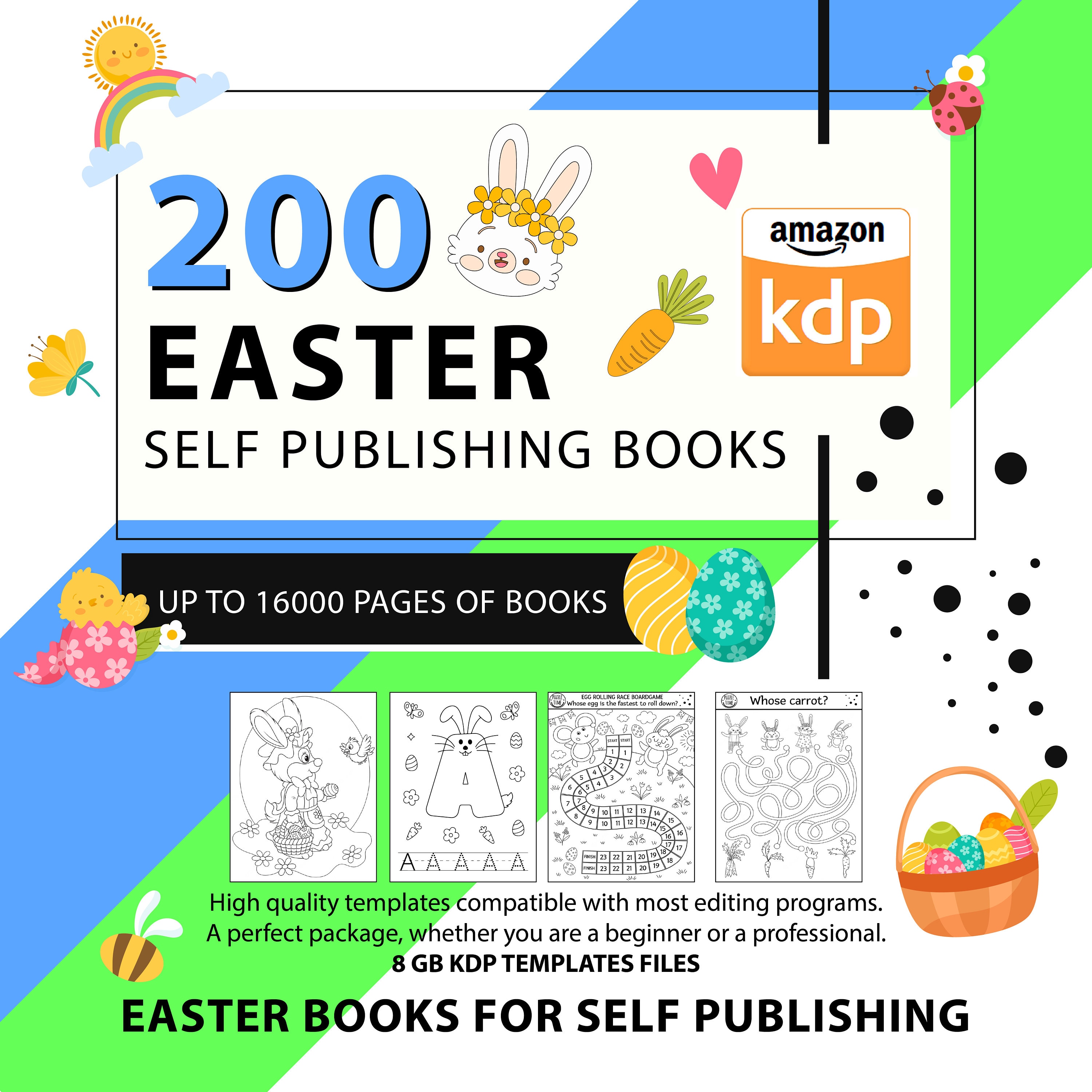 BUNDLE | EASTER Books For Self Publishing | KDP Interior Templates ...