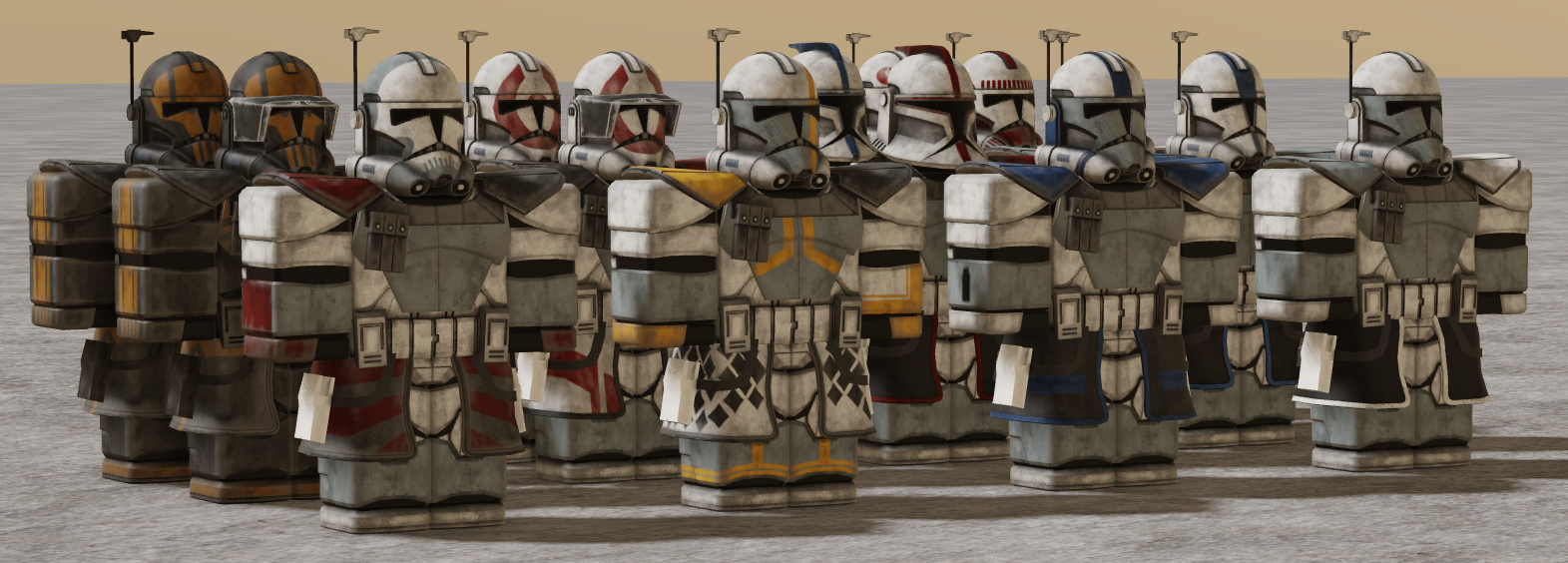 Clone Wars Advanced Recon Commandos Morphs Pack Phase 2 - Payhip