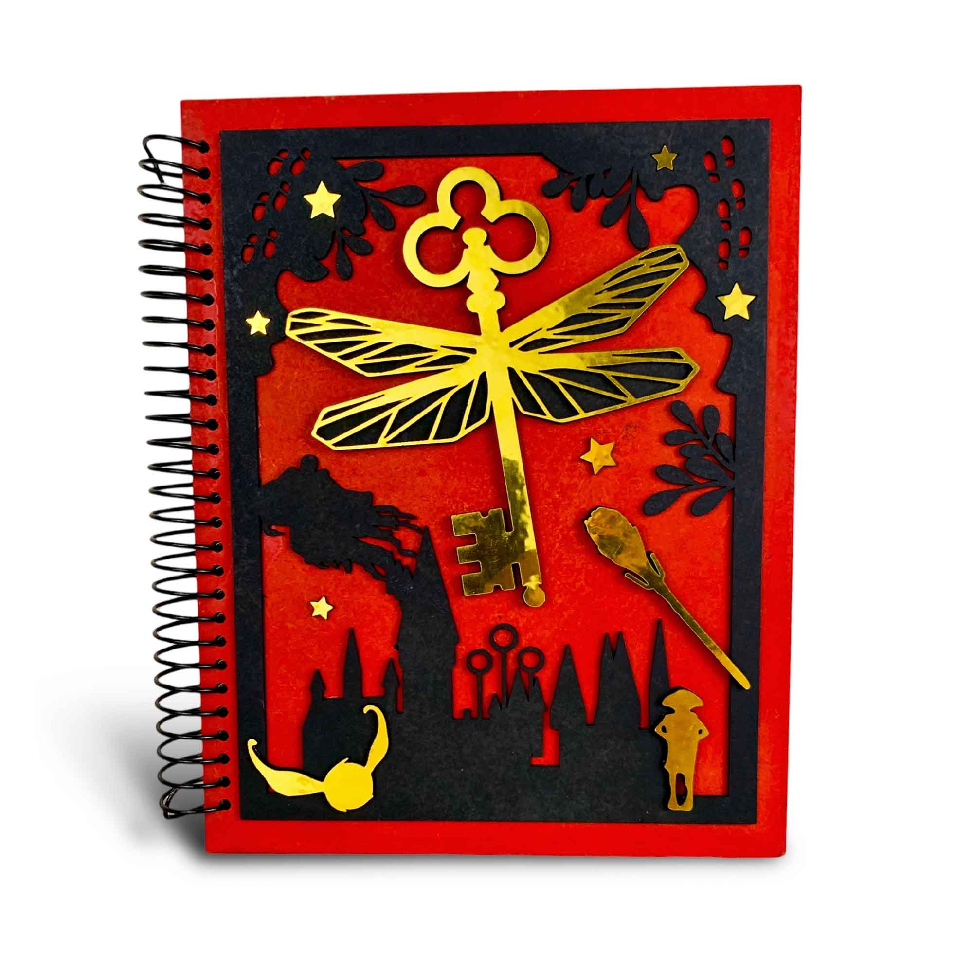 Harry Potter & the Golden Snitch Notebook Journal Cover Laser Cut Files ...