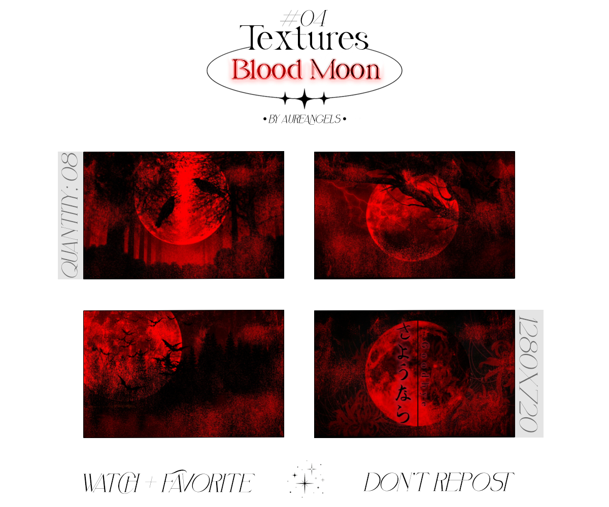 #TEXTURES PACK - BLOOD MOON - Payhip