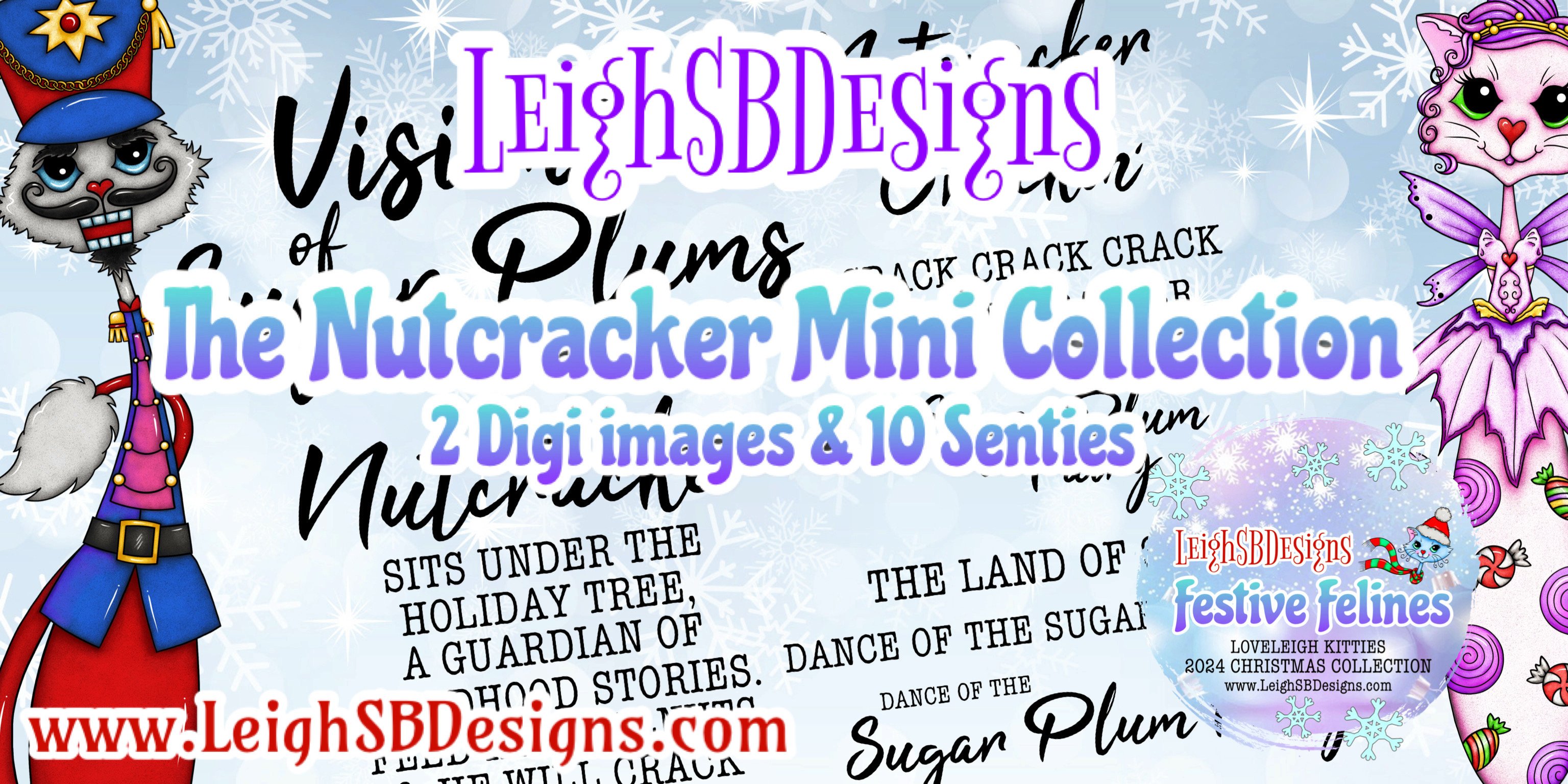 LeighSBDesigns Digi Stamps & SVG Cutz - The Nutcracker mini Collection