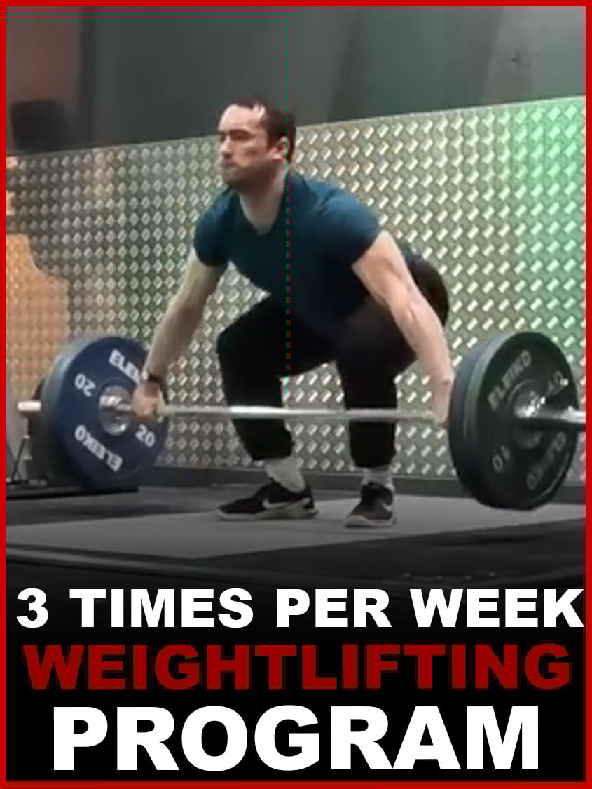 9 Times Per Week Weightlifting Program