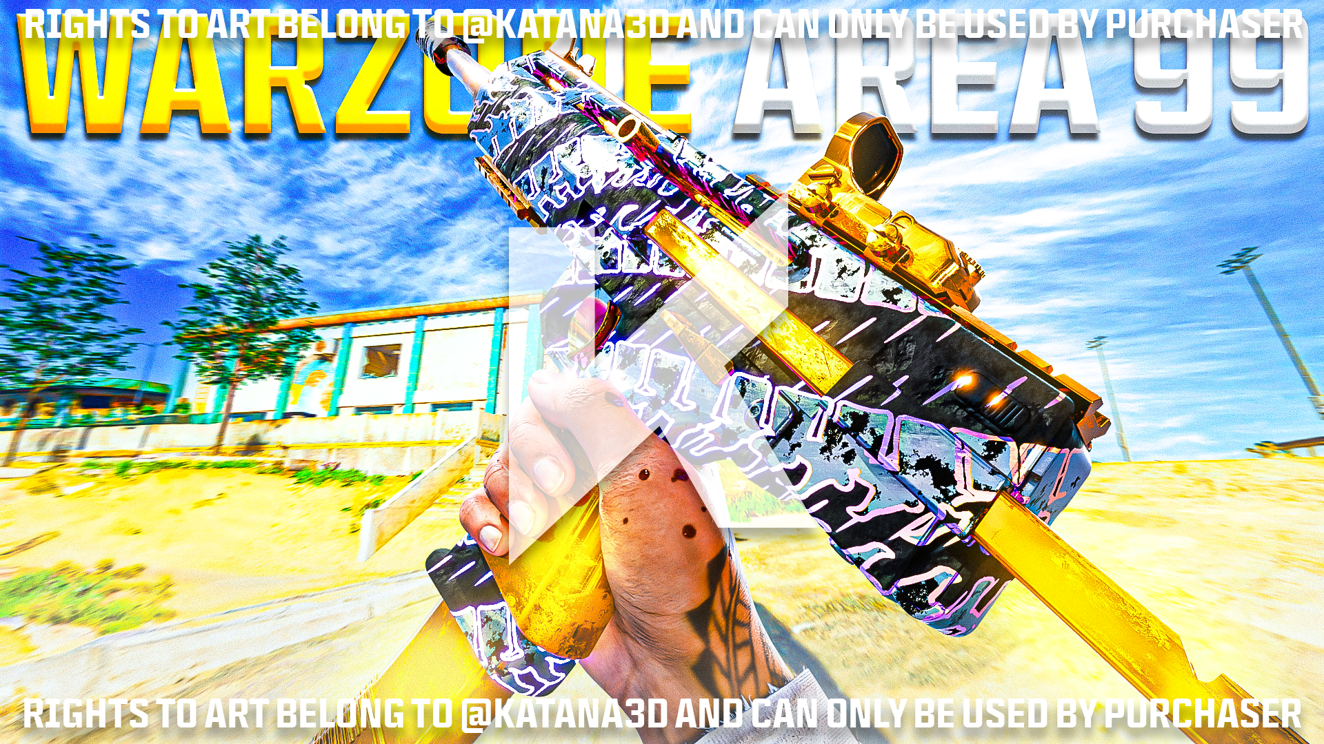 COD/Warzone Thumbnail - Dark Spine Tanto (Text NO Text) - Payhip