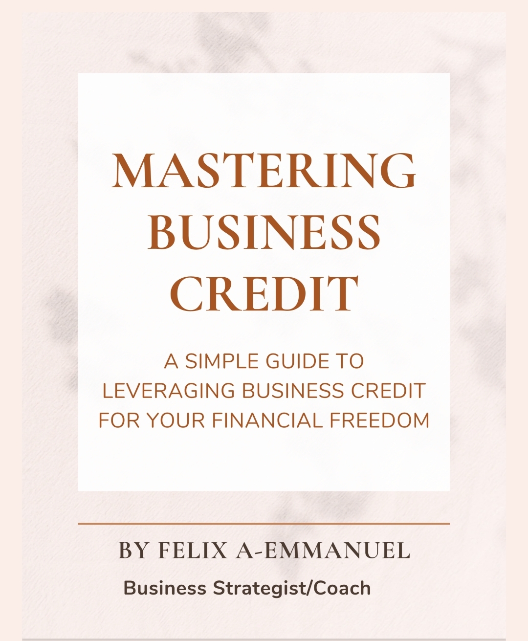 MASTERING BUSINESS CREDIT - Payhip