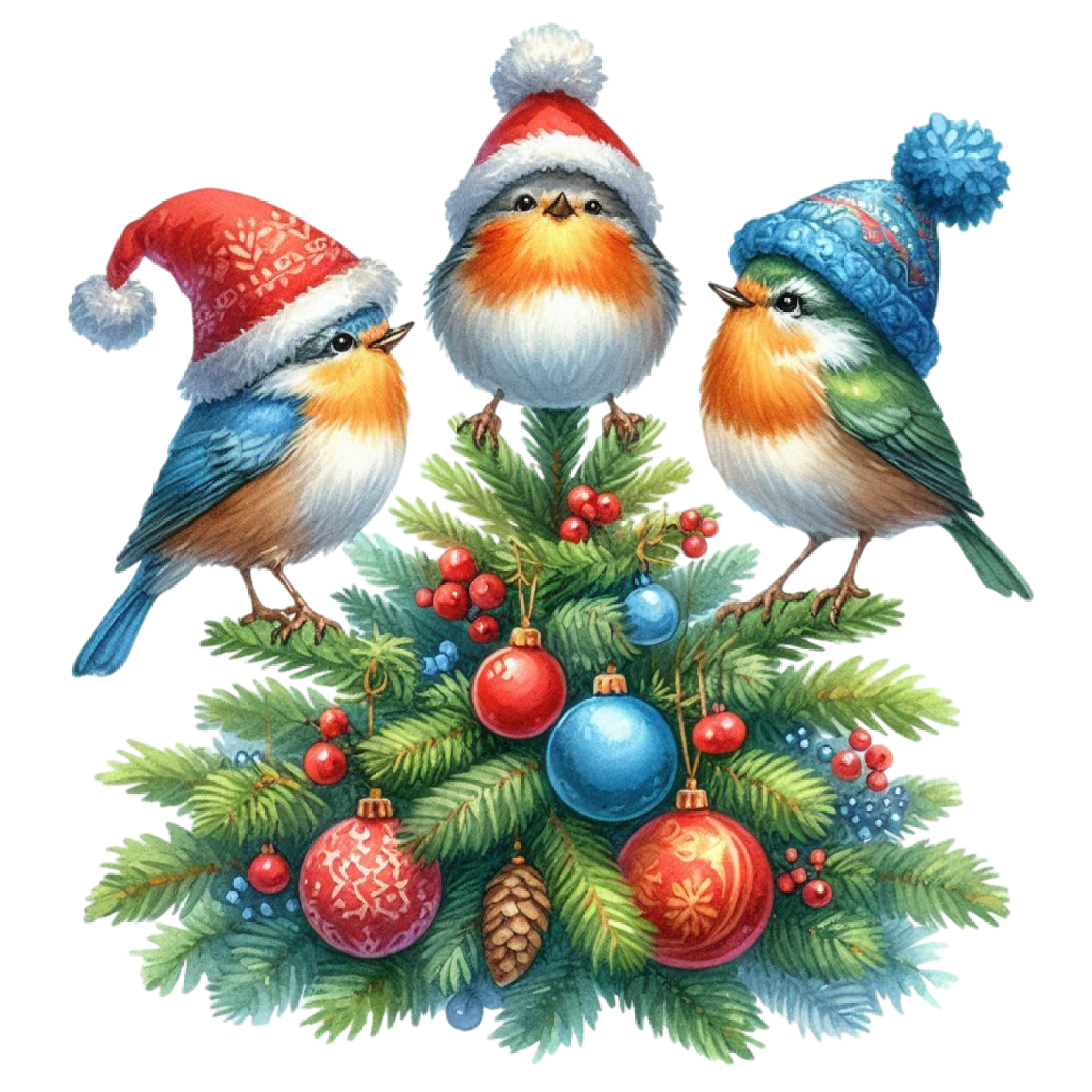 BIRDS CHRISTMAS CLIPART - Payhip