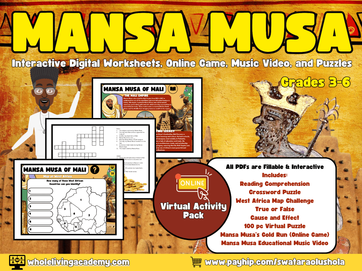 Mansa Musa Interactive Digital Worksheet Bundle - Payhip