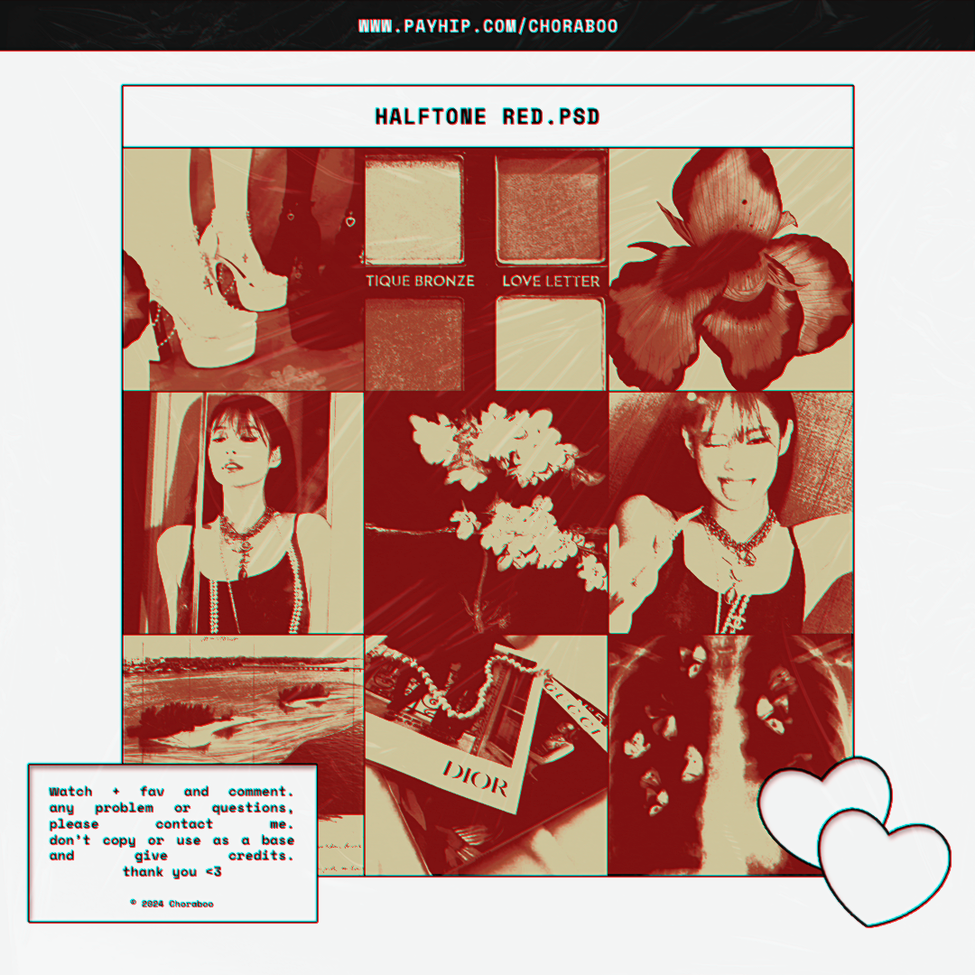 halftone red psd - Payhip