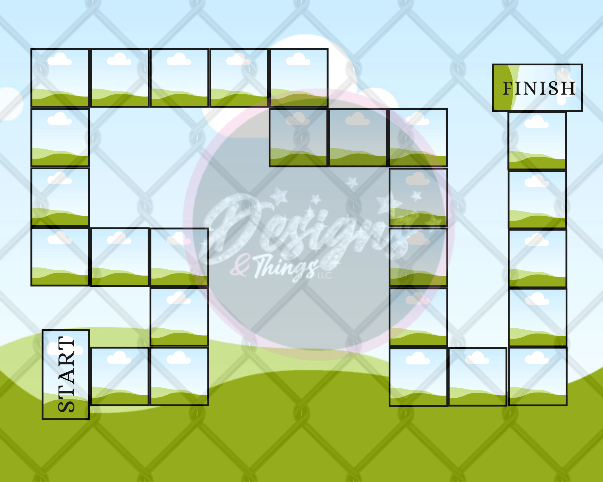 Blank Game Board Template - Payhip