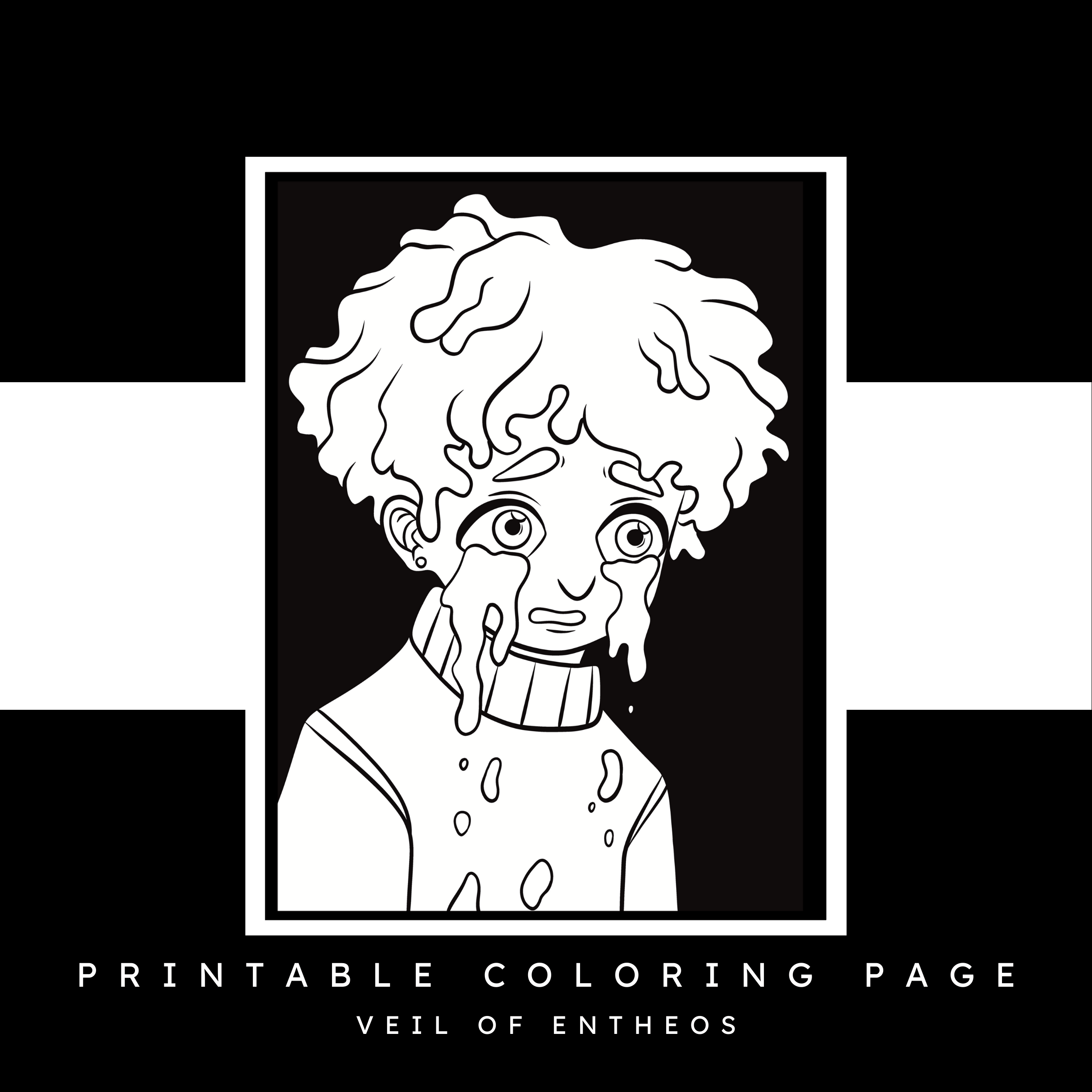 Printable Crying Boy Coloring Page - Payhip