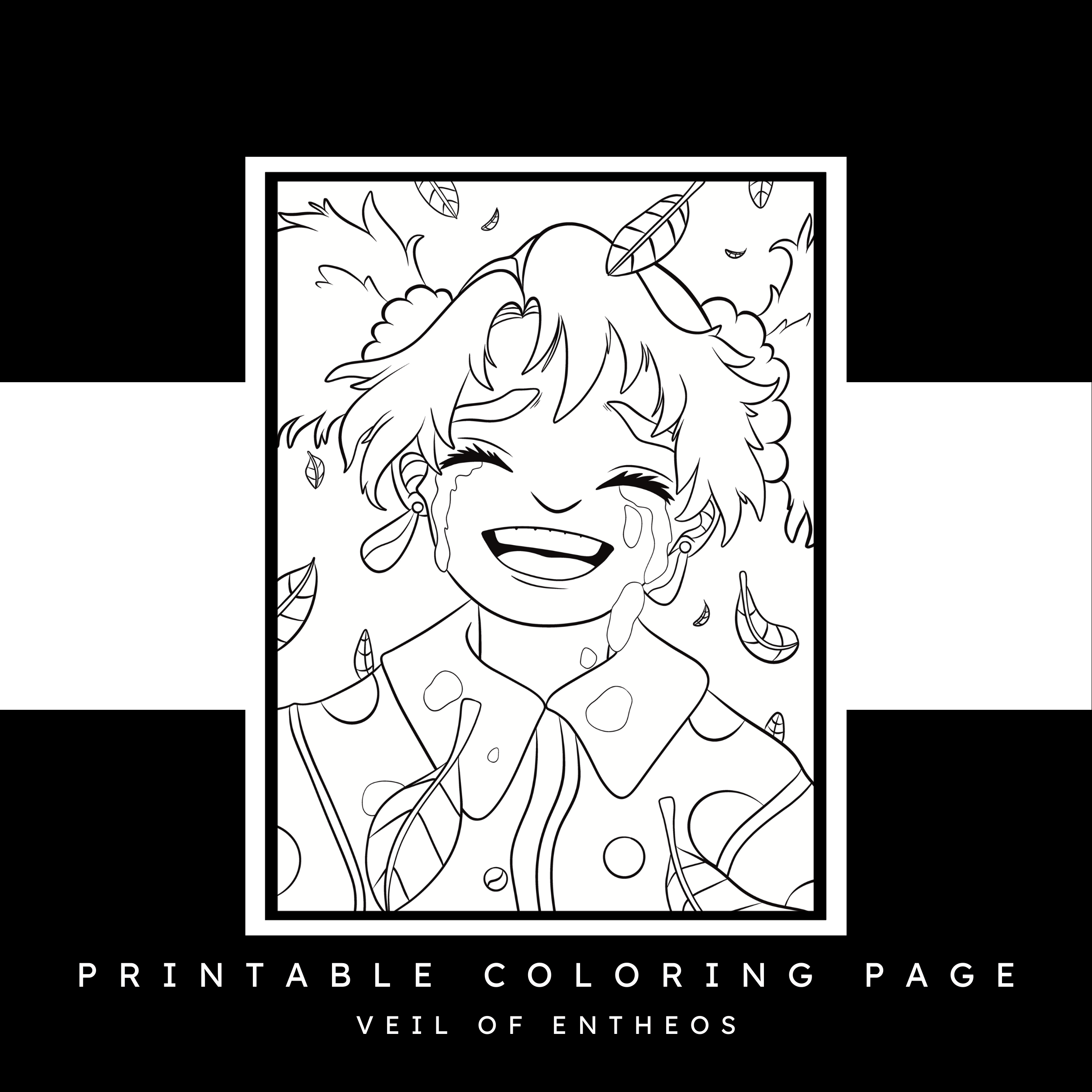 Printable Crying Girl Coloring Page - Payhip