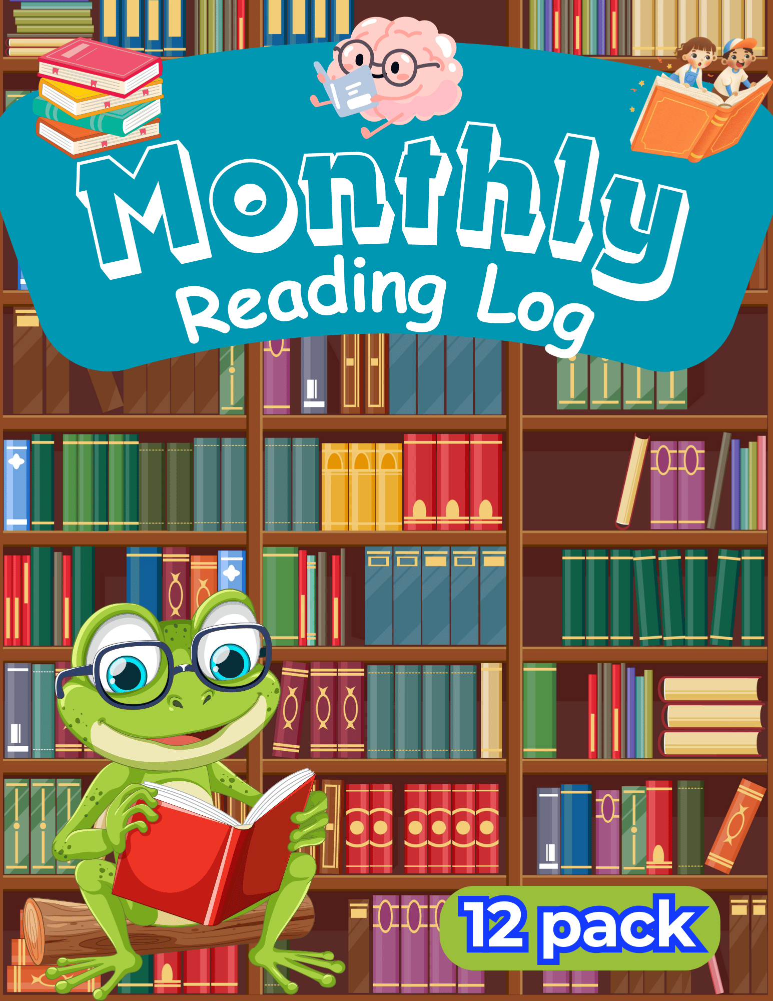 Monthly Reading Log Booklet (12months) - Payhip