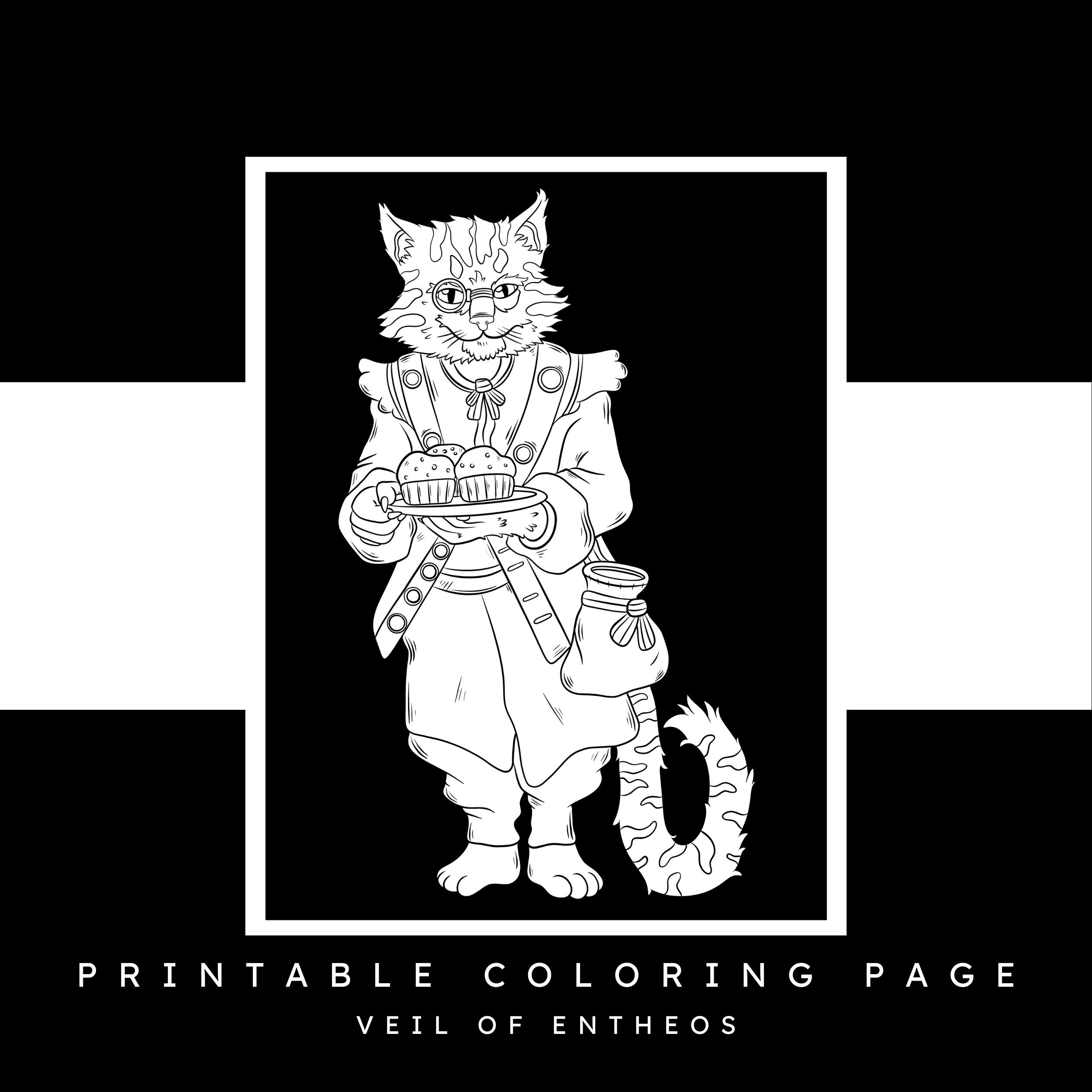 Printable Cat Coloring Page - Payhip