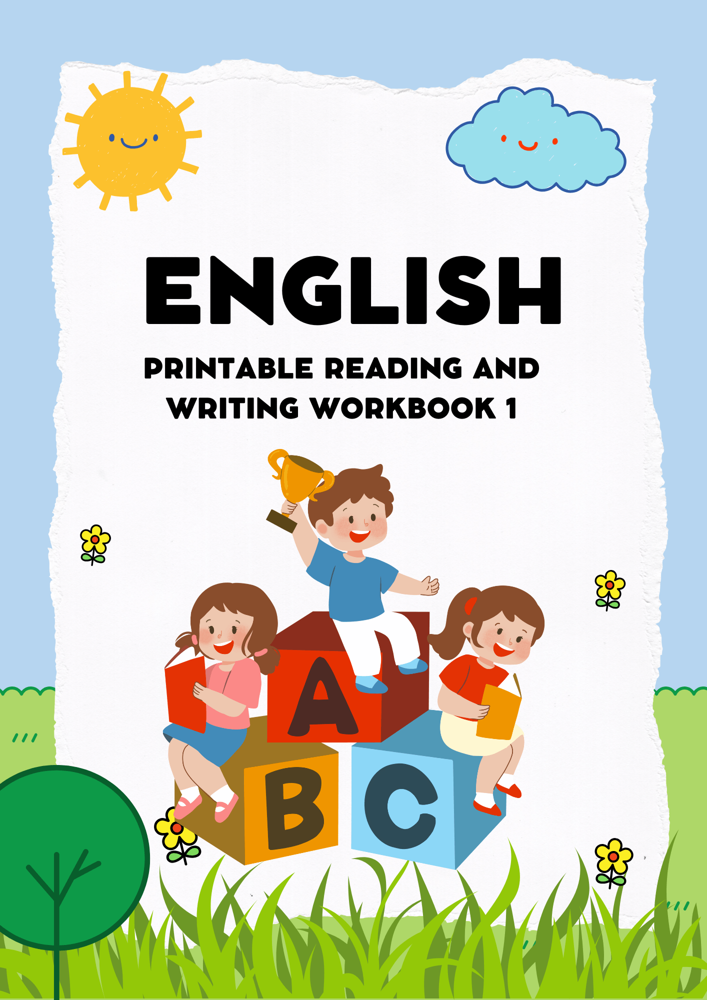 Printable reading and writing workbook 1