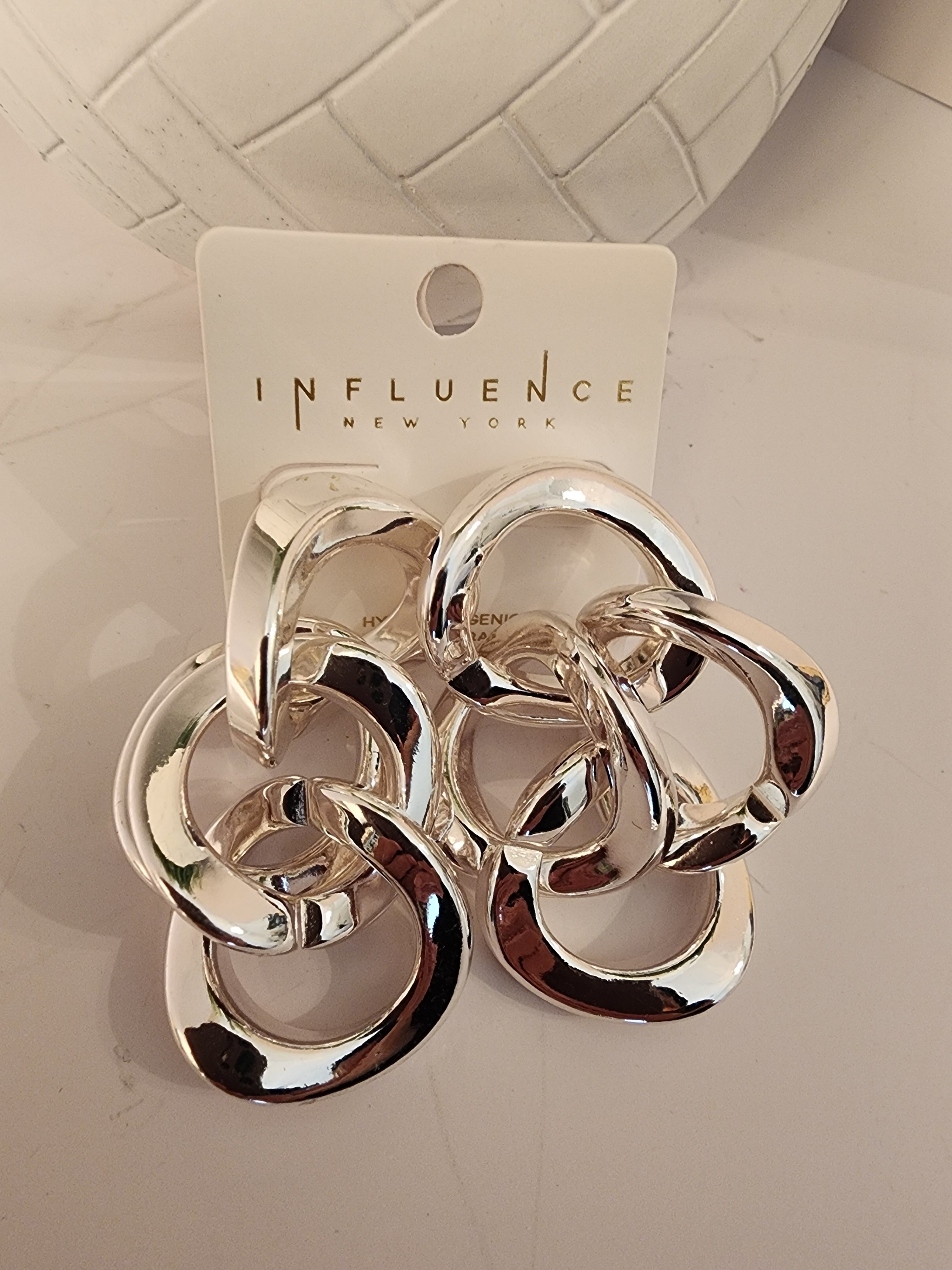 Silver Statement Earrings - Payhip