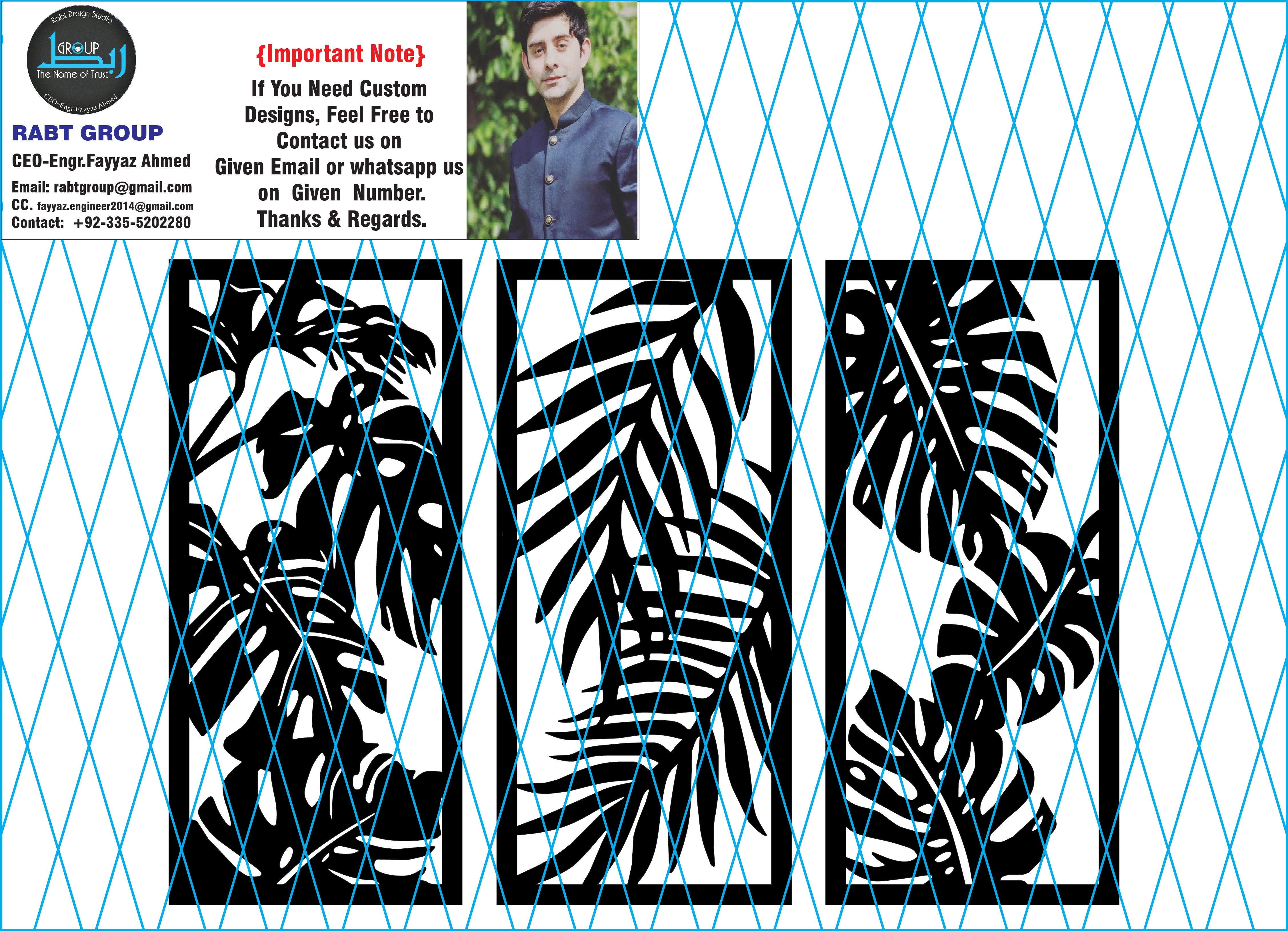 Leaves Decorative Panel | Nature-Inspired CNC Design | Digital Download ...