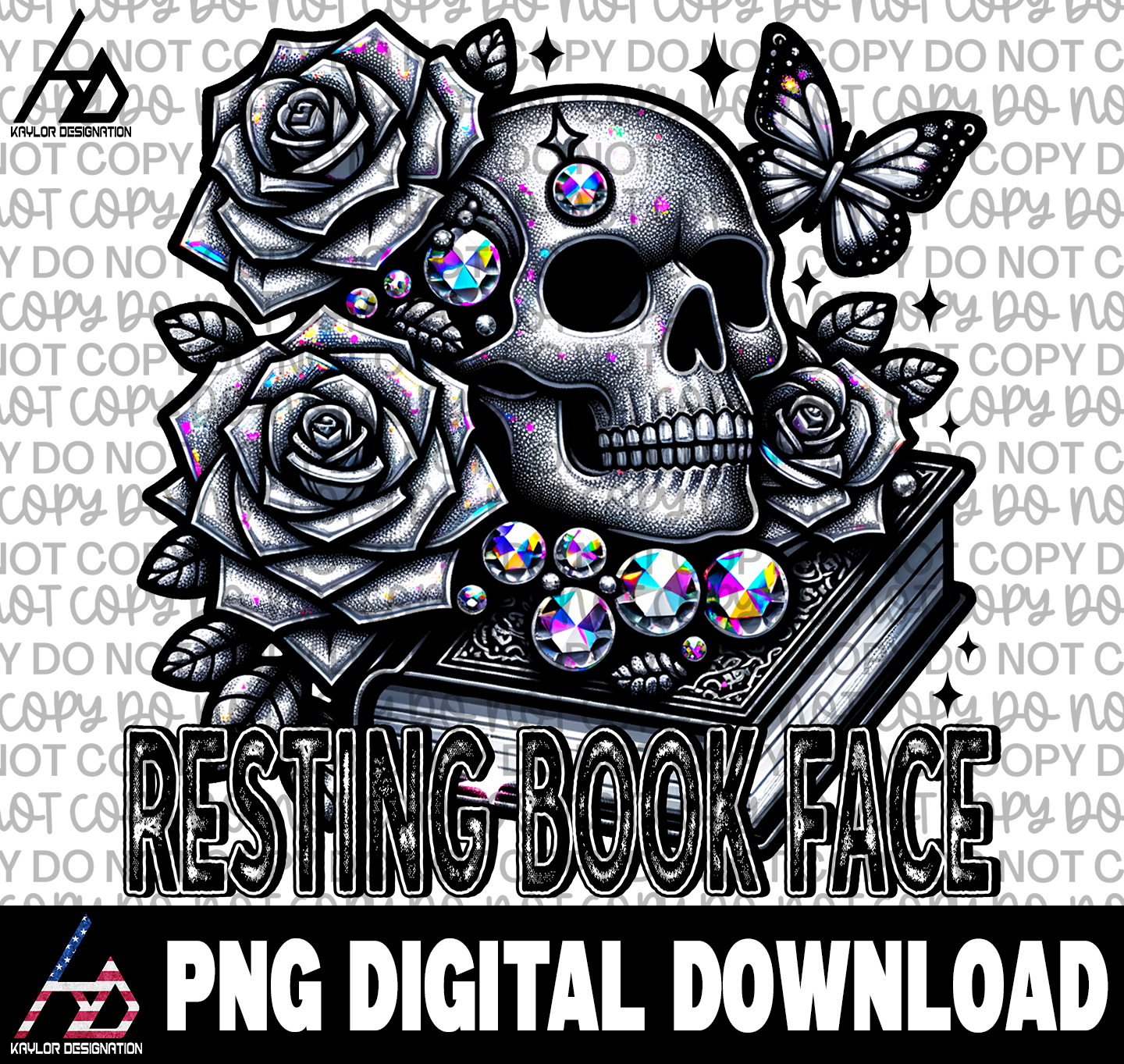 Resting Book Face - PNG - Payhip