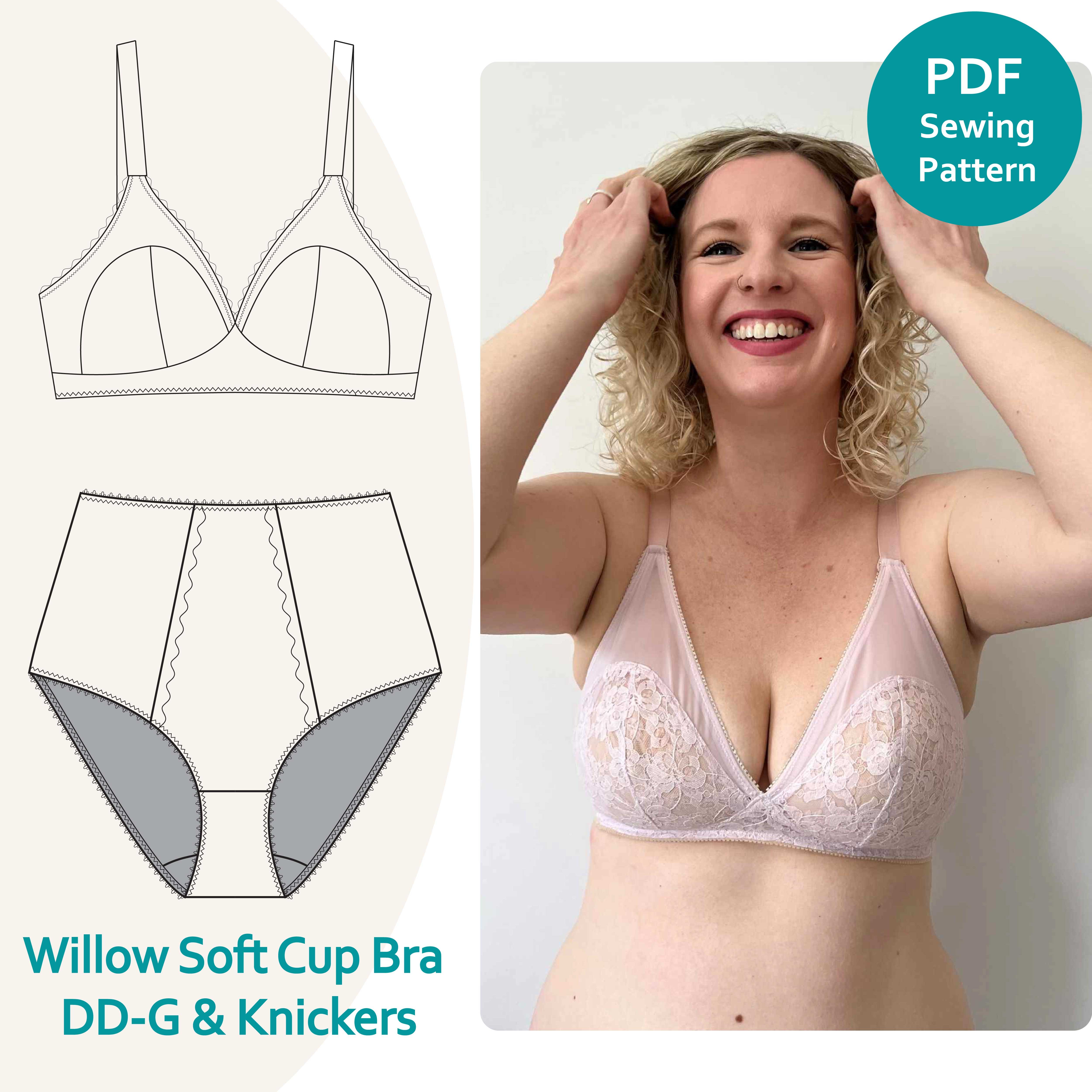 Willow Soft Cup Bra FULL BUST Sizes and Knicker Pattern Bundle - Payhip