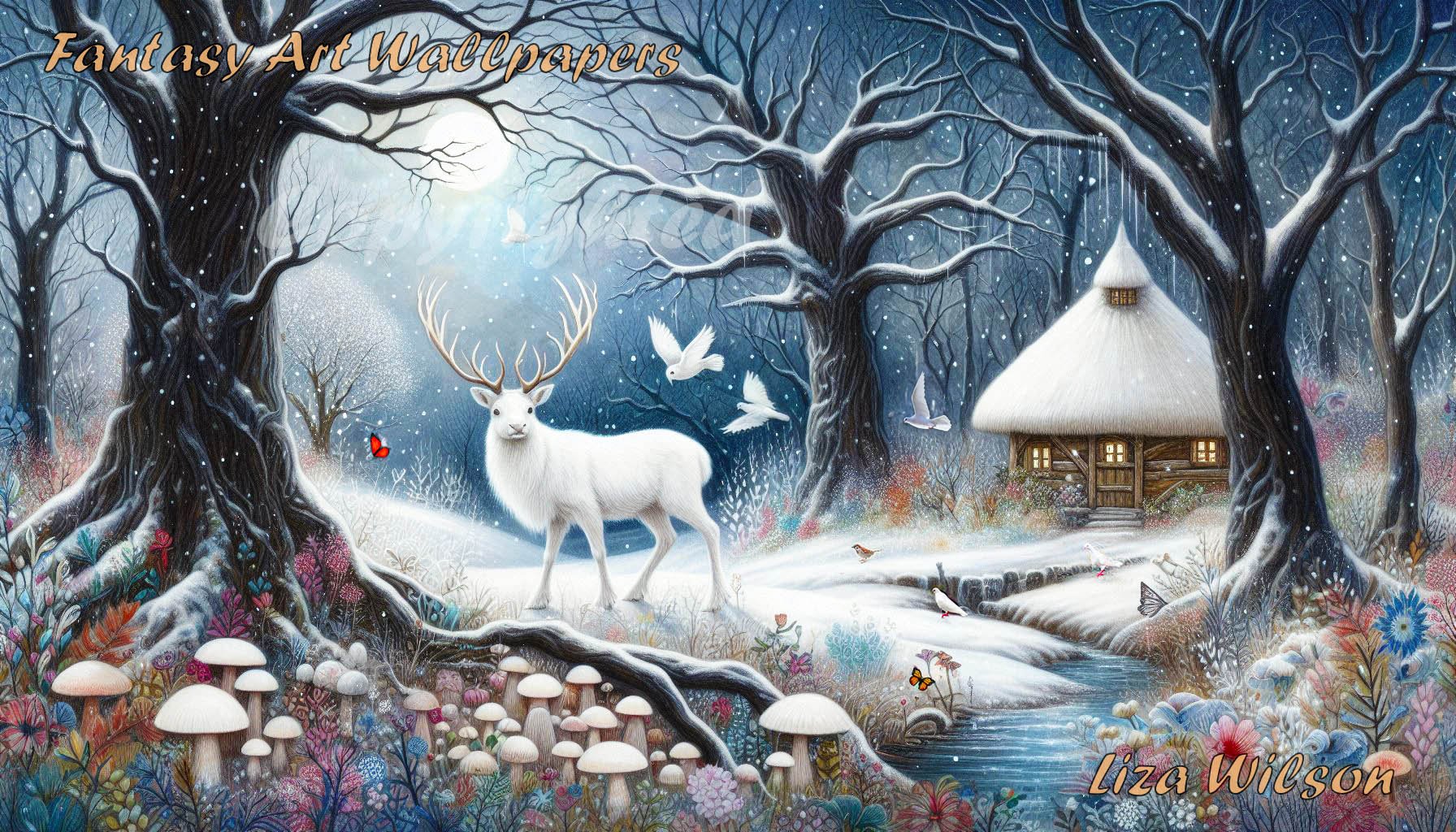 WinTeR WhiTe ReiNdEErS in FoResTs 6 - Payhip