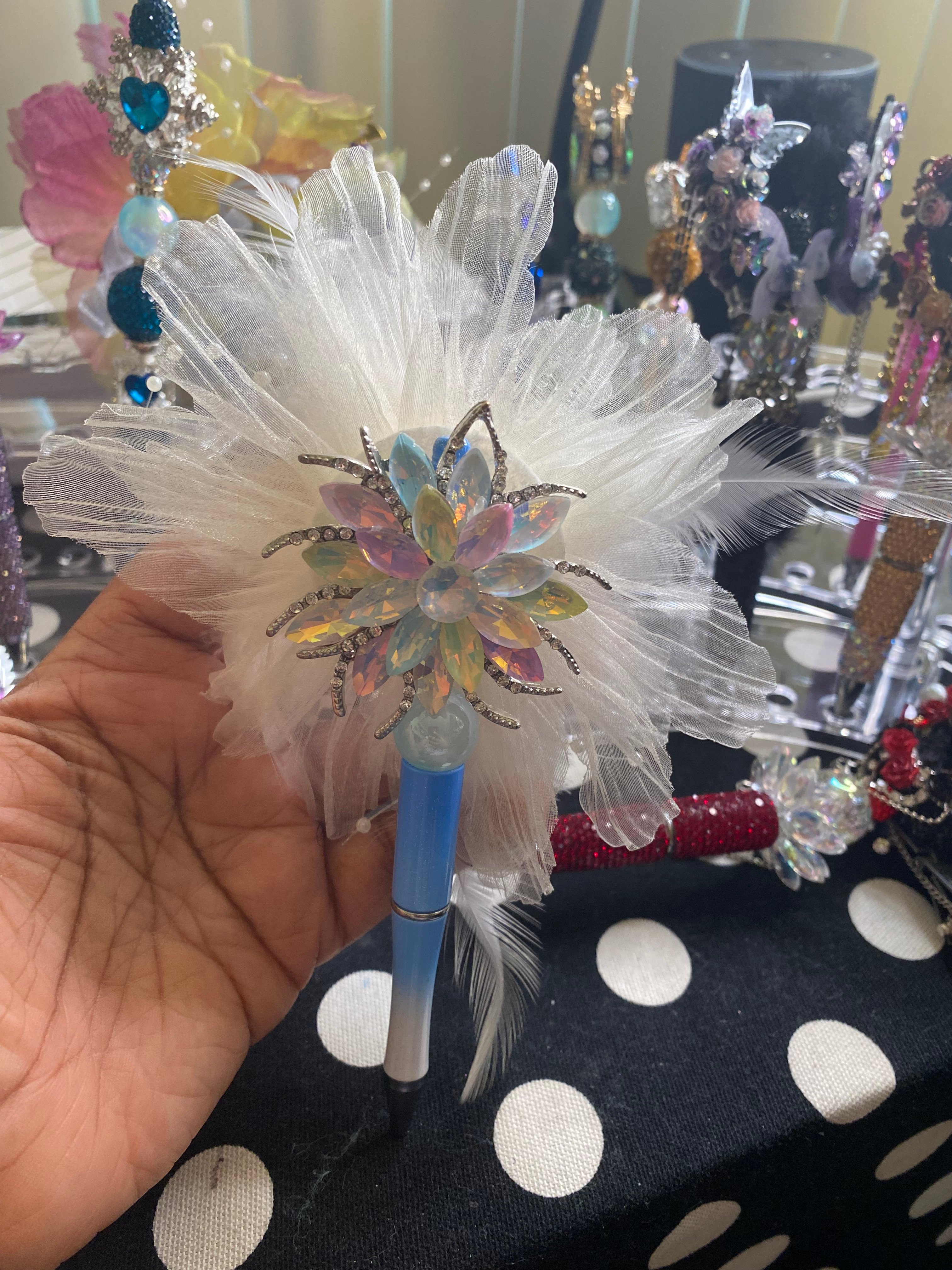 Celestial Bloom Bling Pen