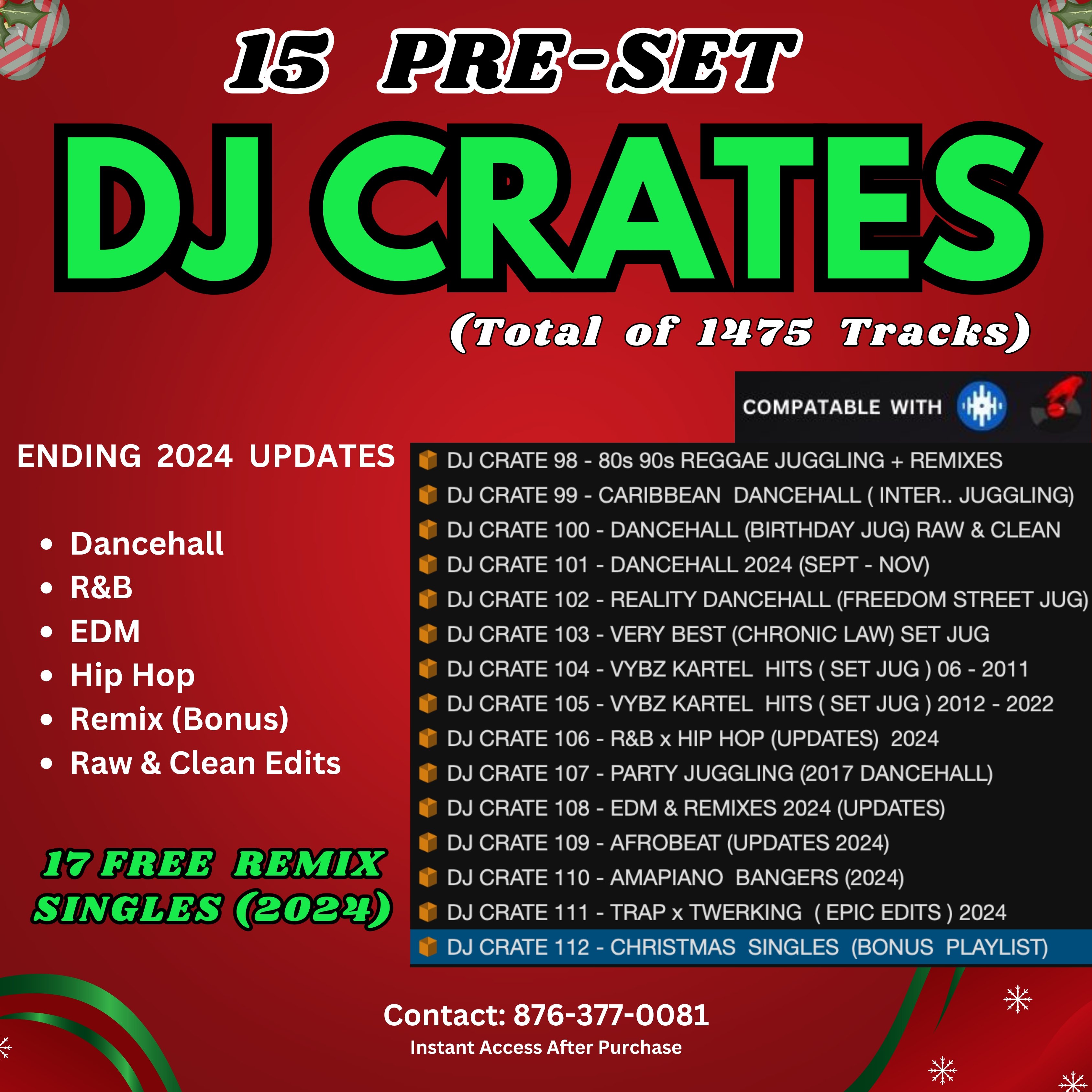 15 DJ CRATE PRESET BUNDLE | ENDING 2024 (UPDATES) - Payhip