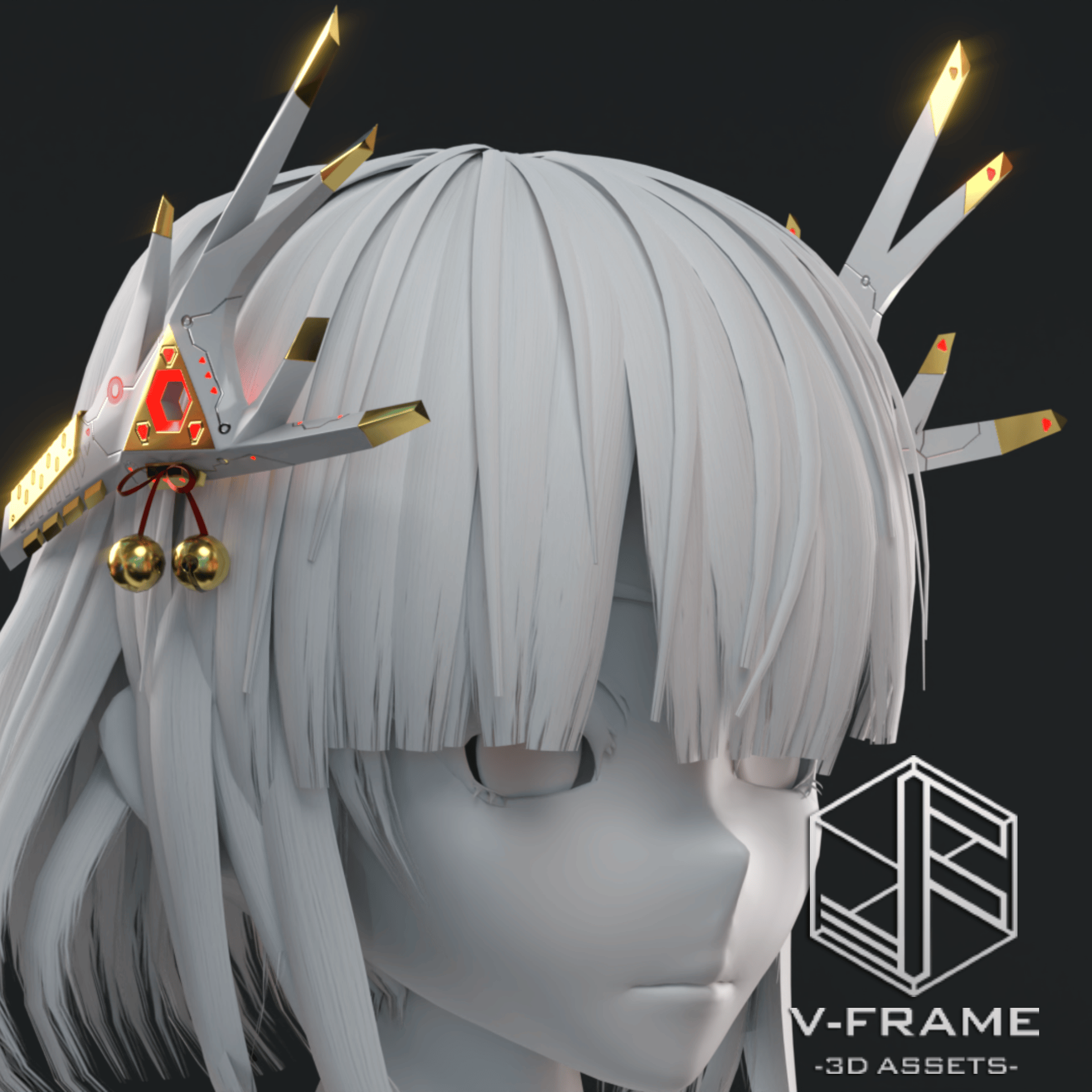 Cyber Reindeer Horns| VF - Payhip