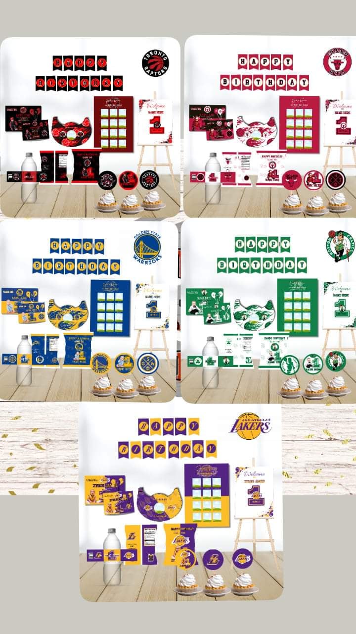 5 NBA TEAMS BIRTHDAY TEMPLATES - Payhip