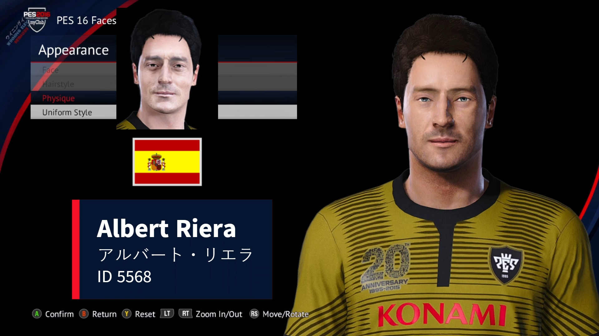 Albert Riera • PES 2016 Base Faces - Payhip
