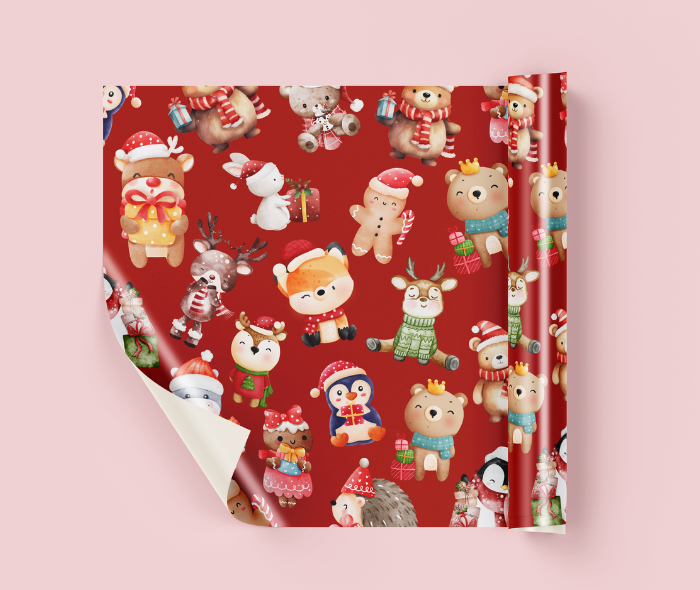 Christmas Animals Wrapping Paper - Payhip